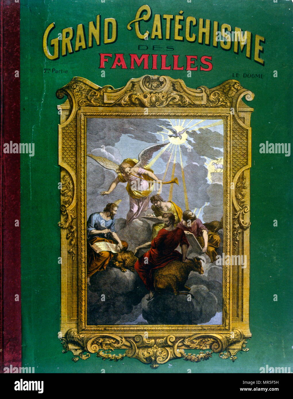 Front Cover of the 'Grand Catechism for Families'. 1907 Stock Photo - Alamy