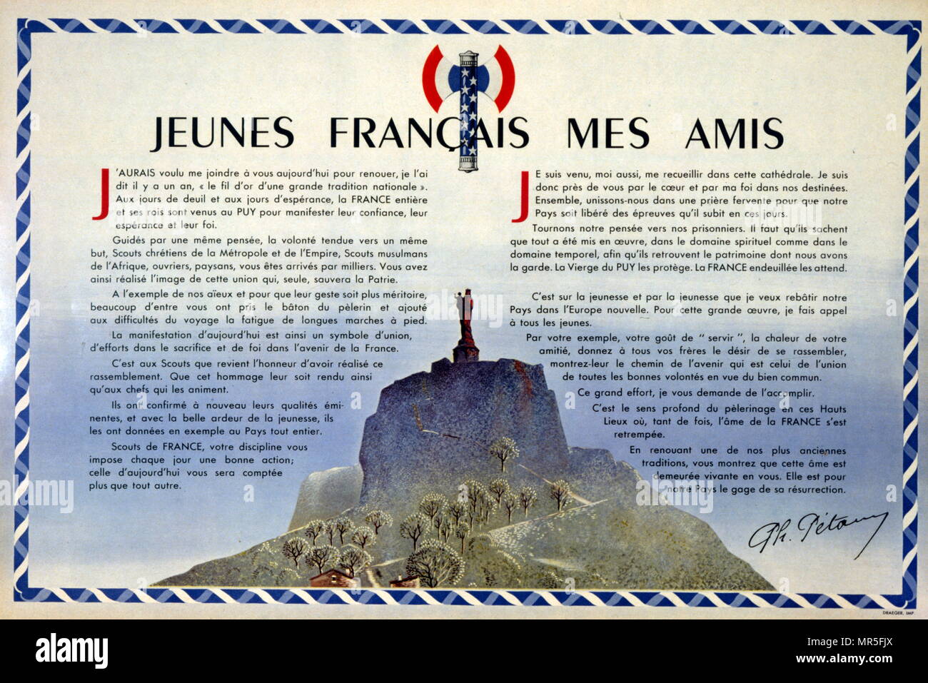 French world war two propaganda poster hi-res stock photography and ...