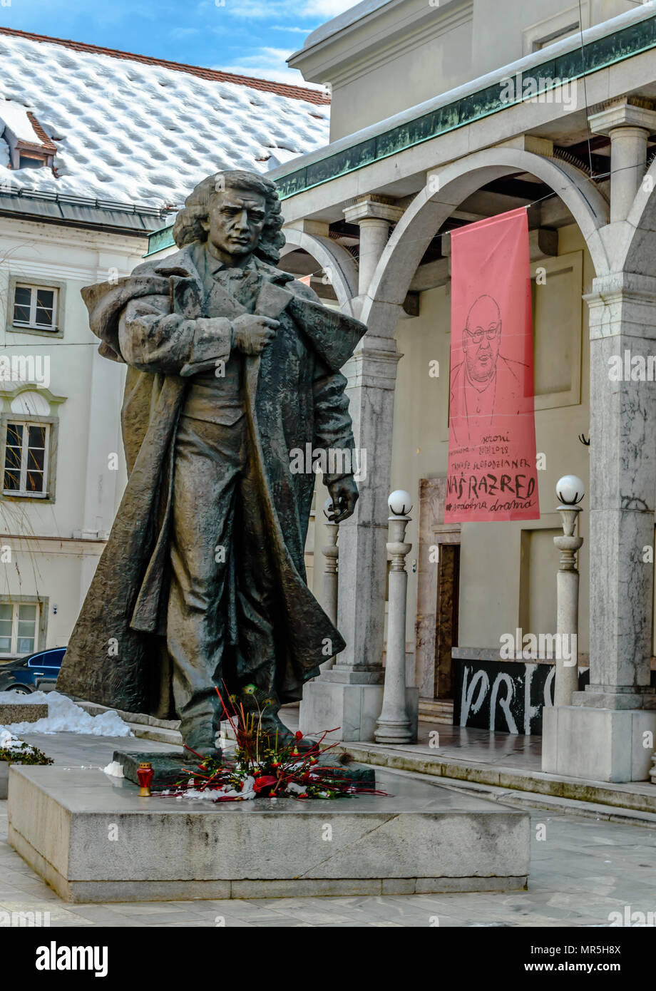 Preseren Monument High Resolution Stock Photography and Images - Alamy