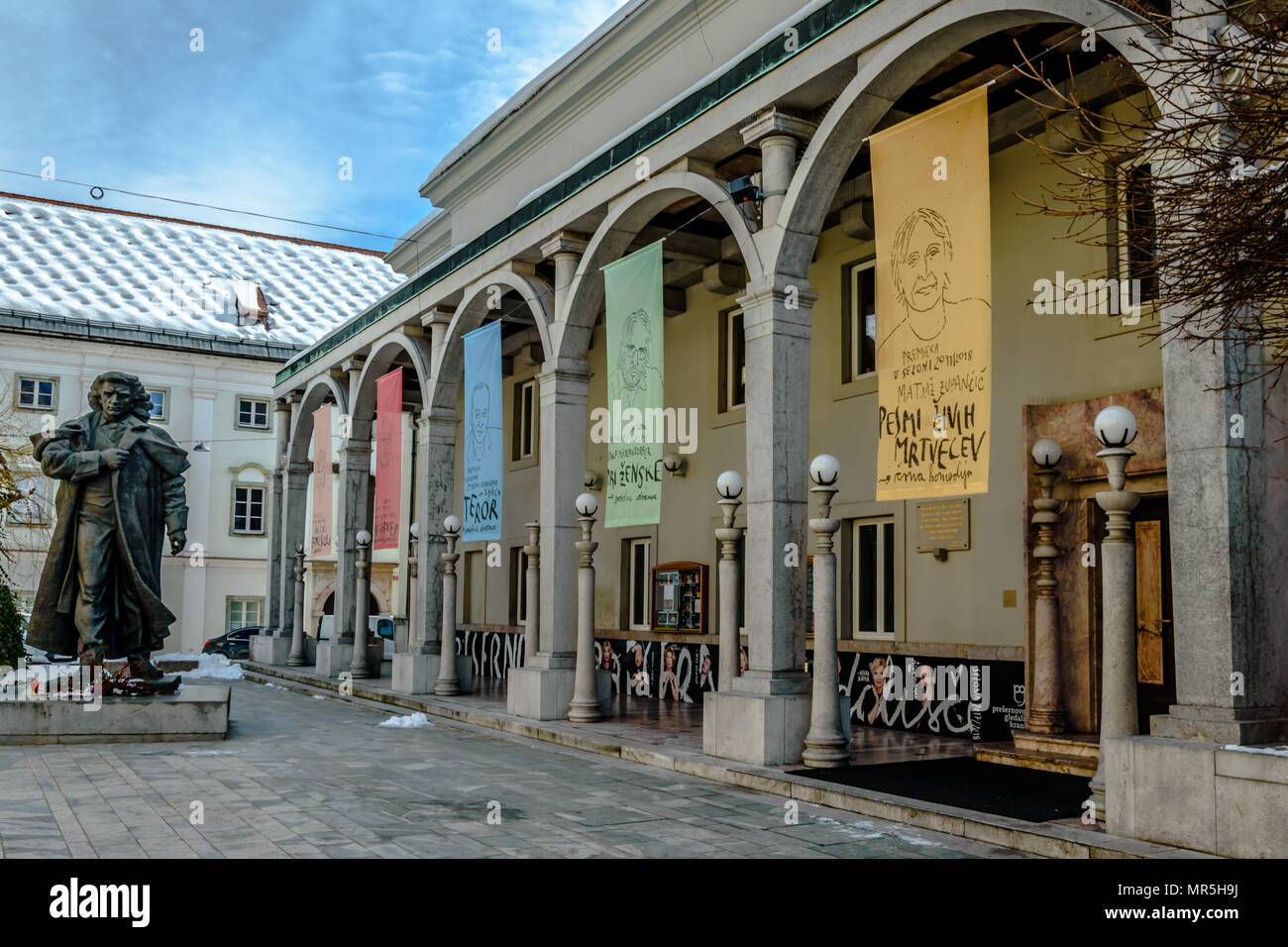 Preseren square sign hi-res stock photography and images - Alamy