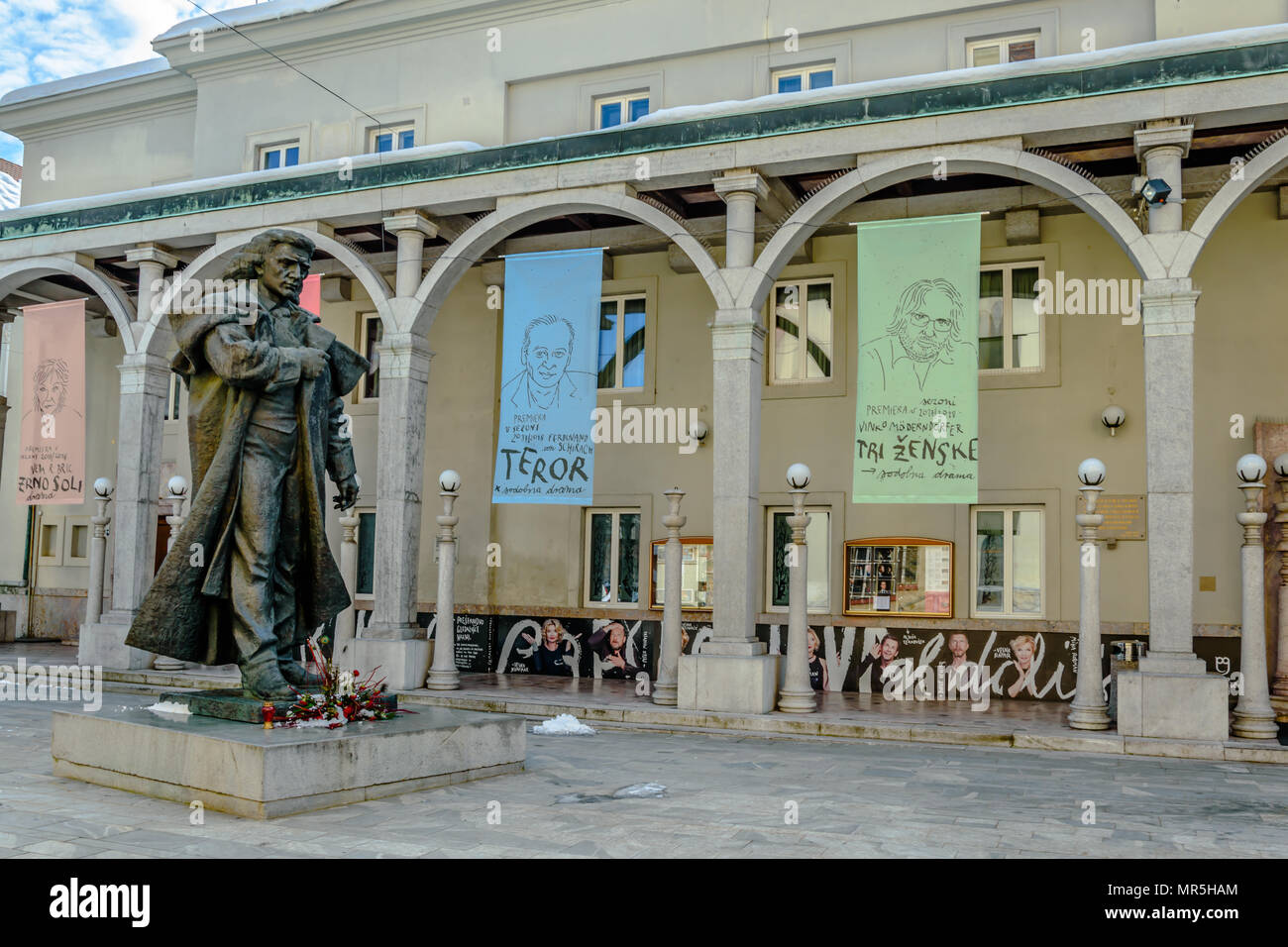 Preseren square sign hi-res stock photography and images - Alamy