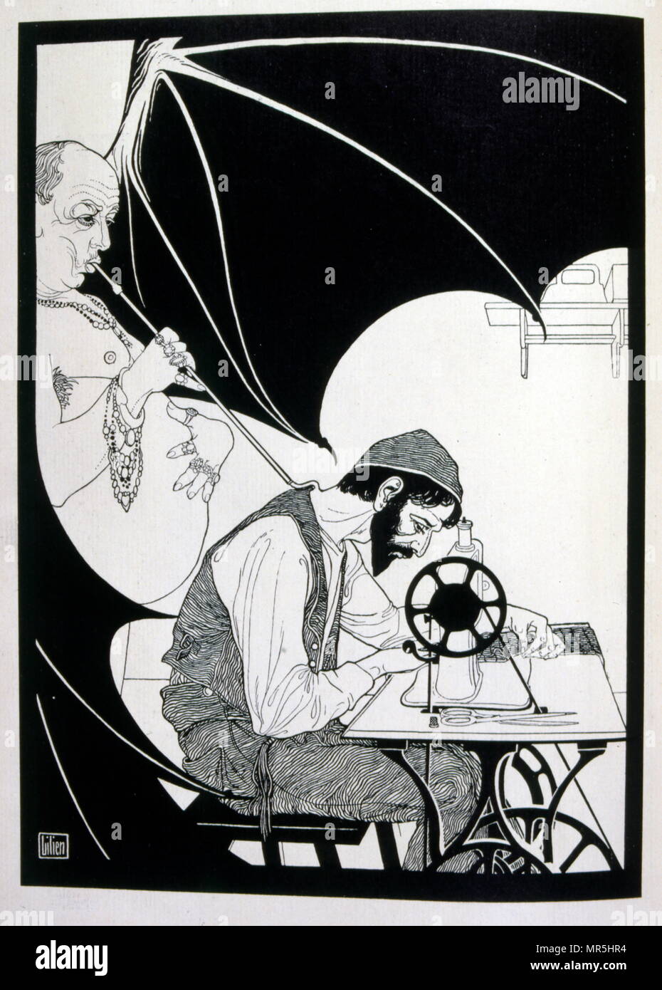 Ephraim moses lilien illustration jewish hi-res stock photography and ...