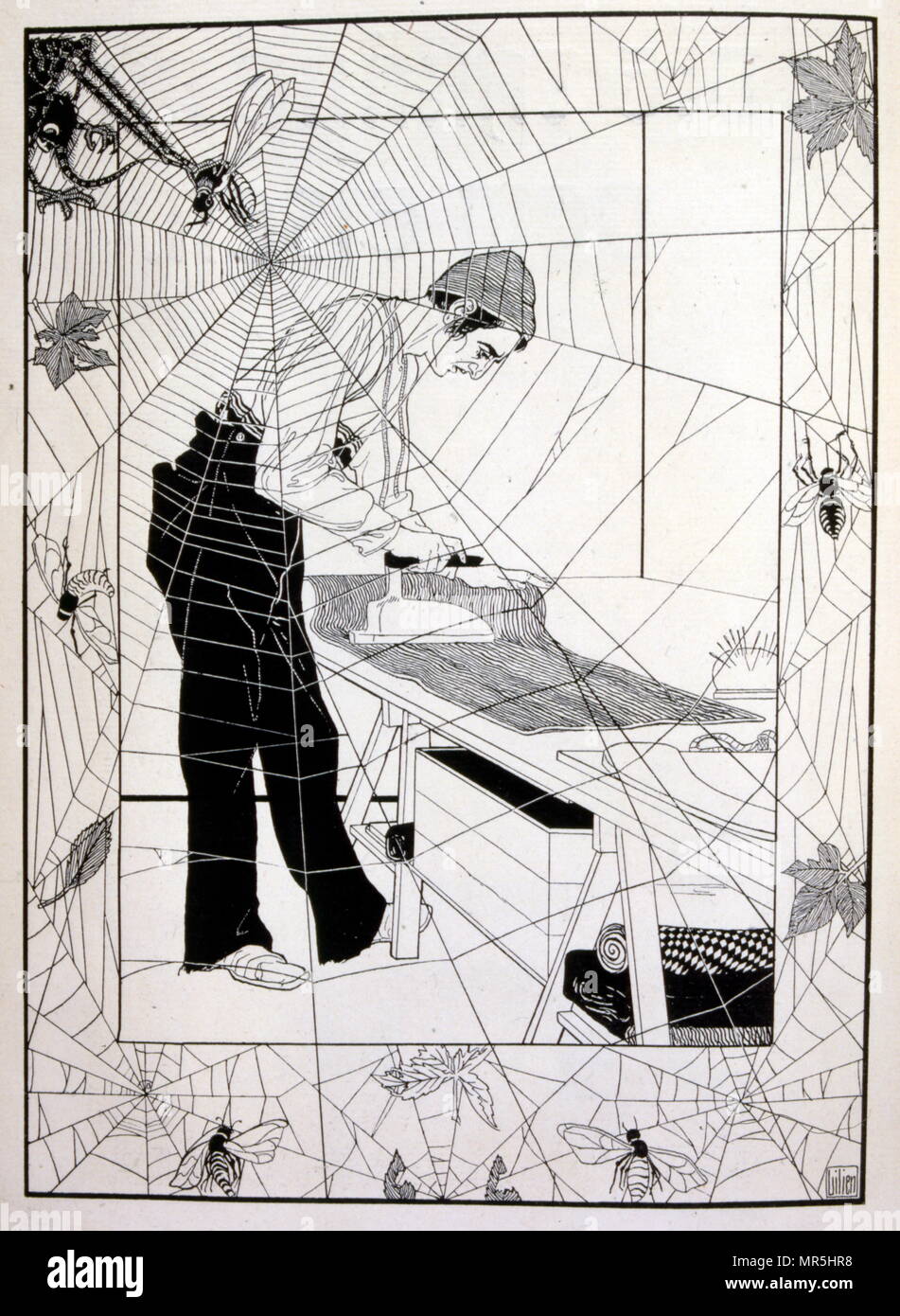 Ephraim moses lilien illustration jewish hi-res stock photography and ...