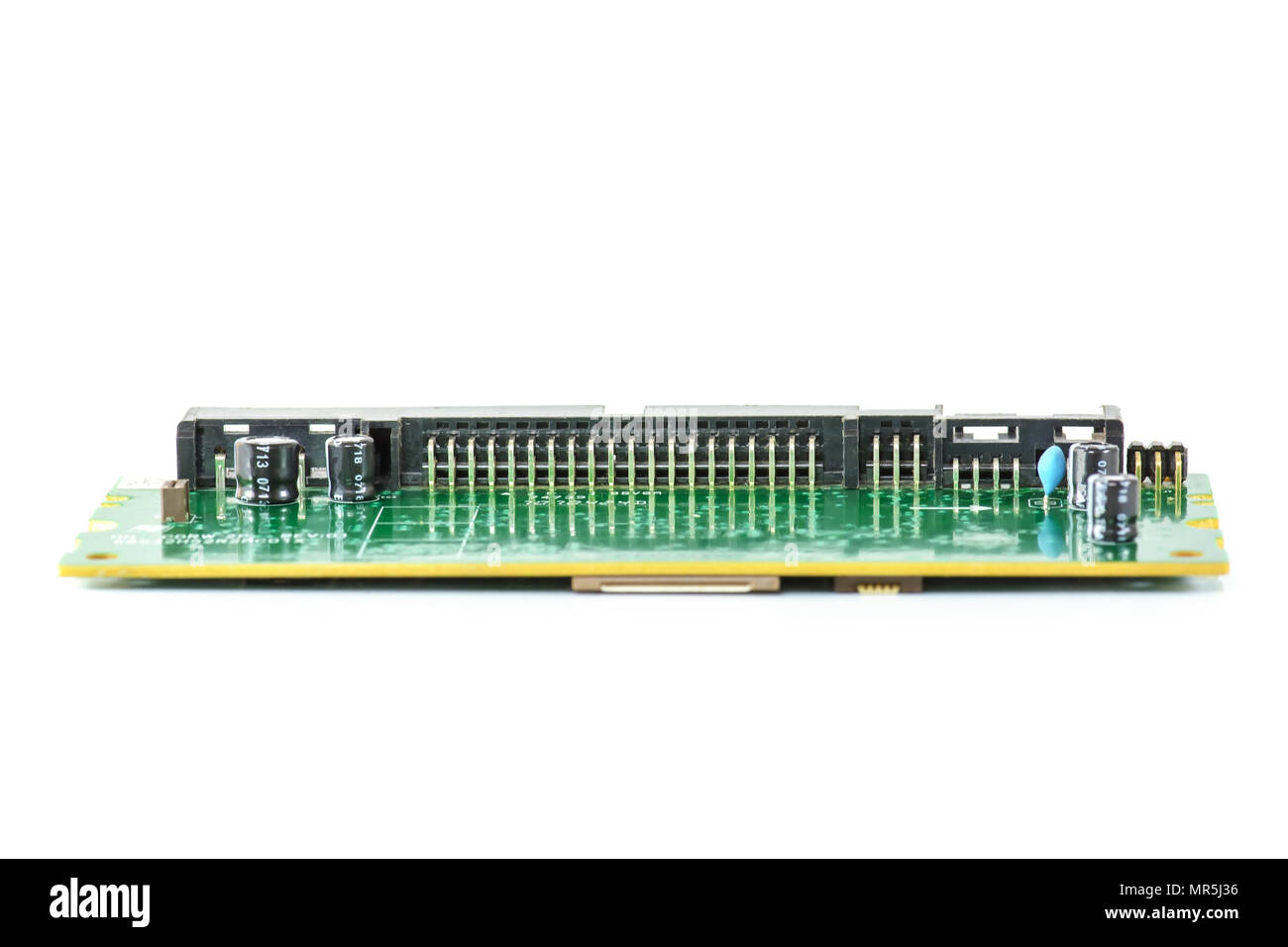 The electronic circuit boards of DVD Writer model parallel isolated on ...