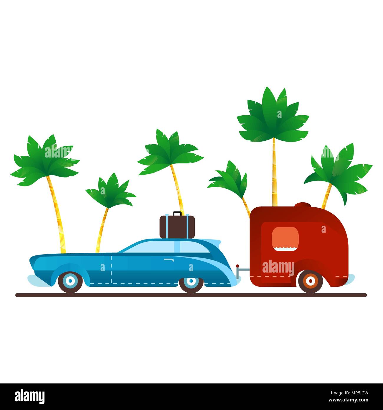 Vintage camping trailer on hi-res stock photography and images - Alamy