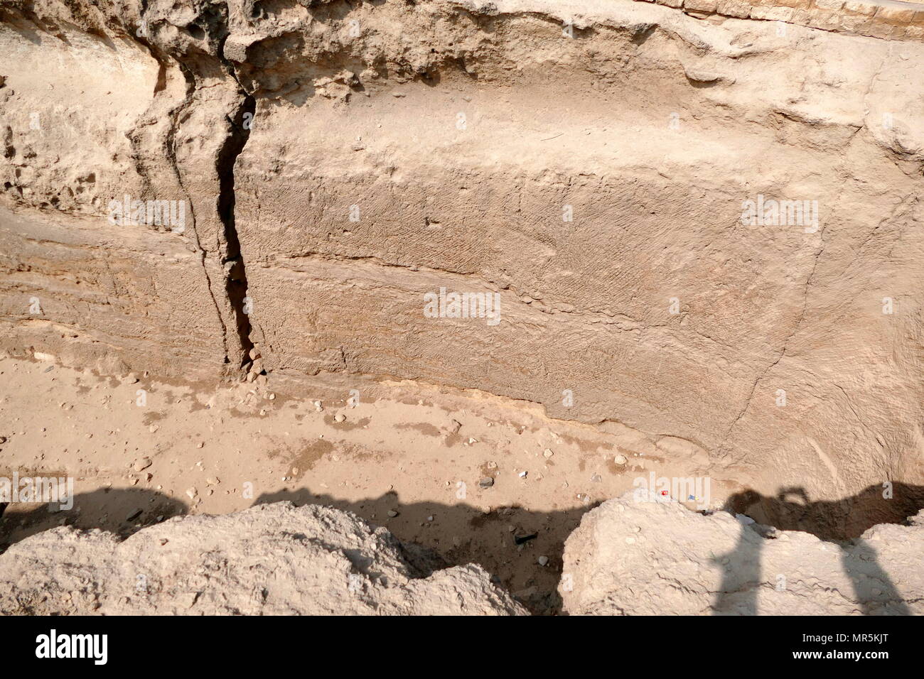 Solar Boat pit, Giza Pyramids Plateau, Egypt, built to hold the Khufu ...