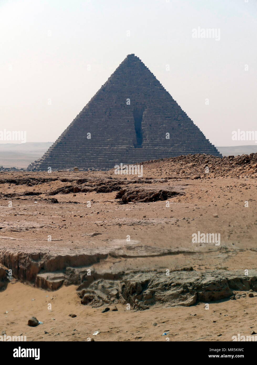 Menkaure Pyramid At Giza