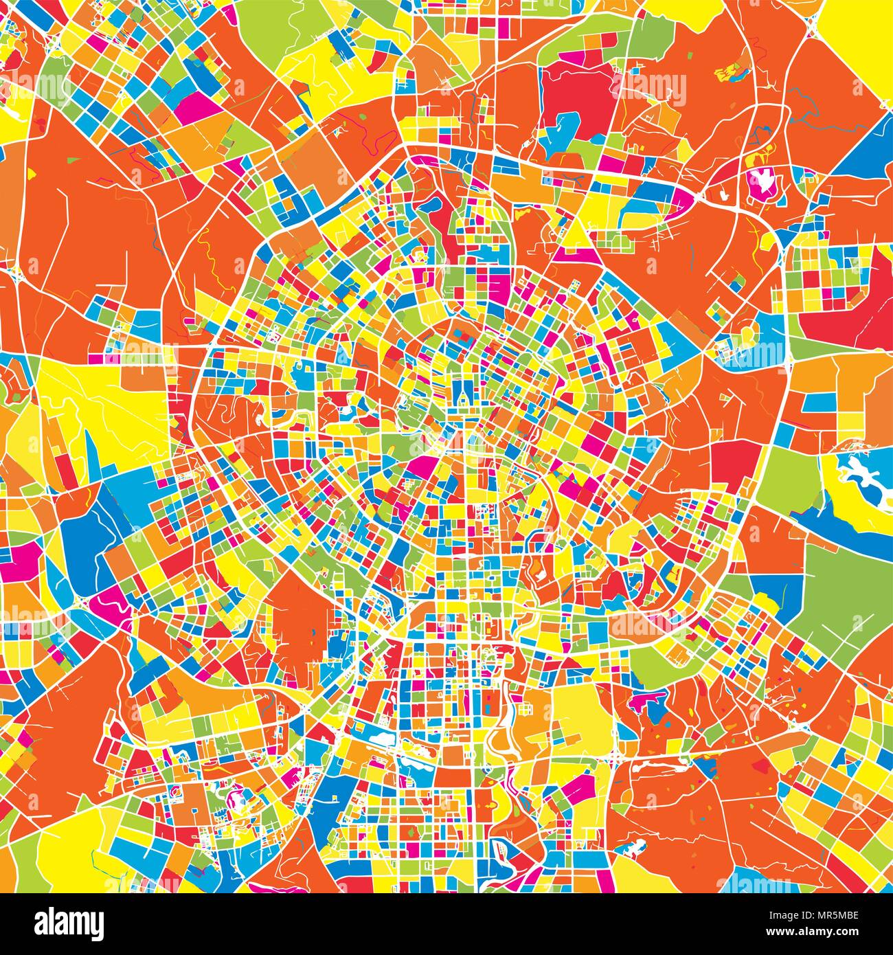 Chengdu map Stock Vector Images - Alamy