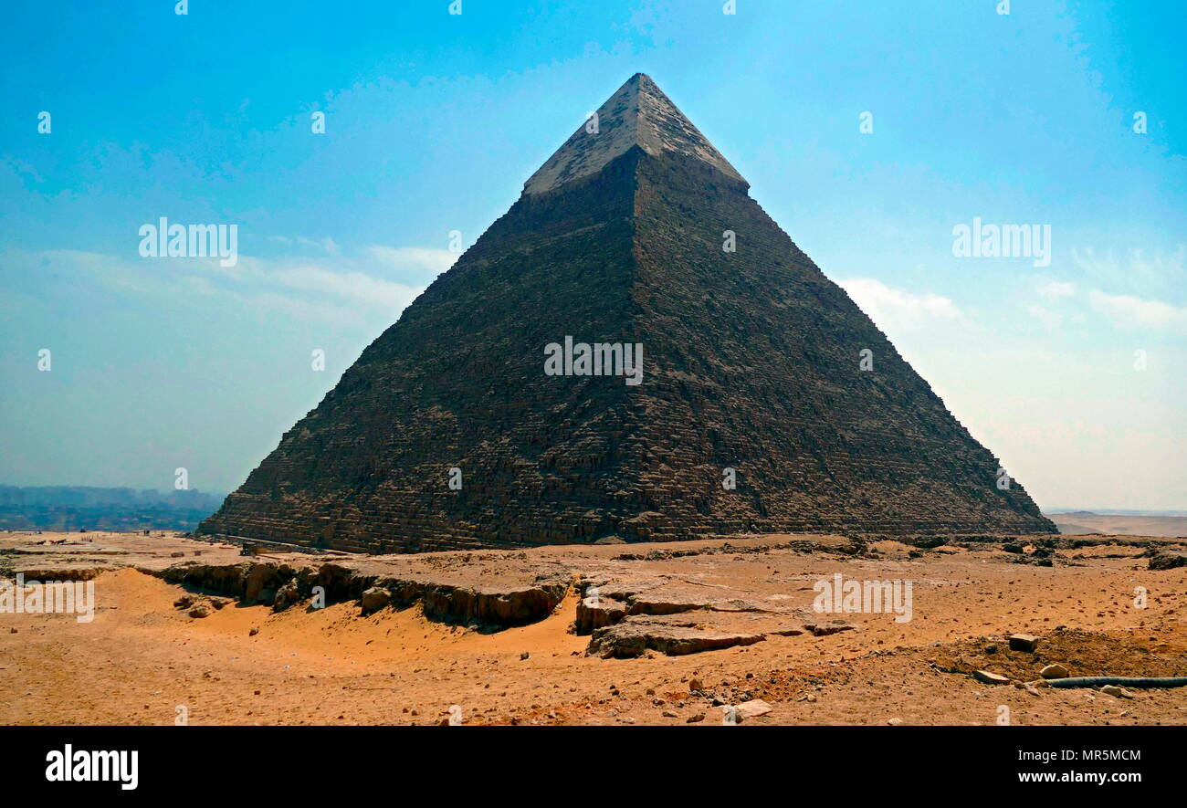 Pyramid of Khafre or of Chephren, is the second-tallest and second ...