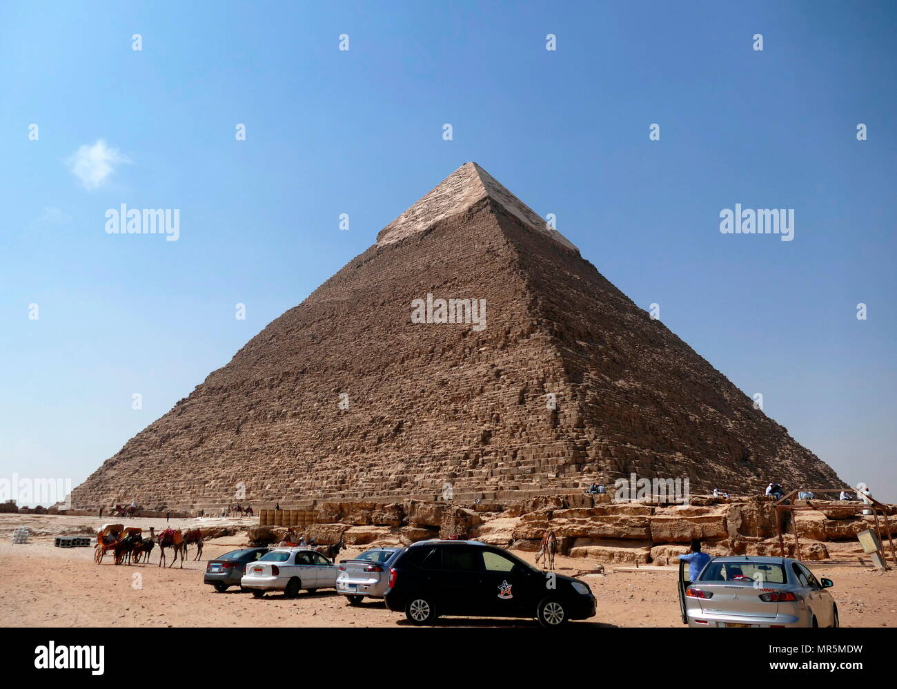 Pyramid of Khafre or of Chephren, is the second-tallest and second ...