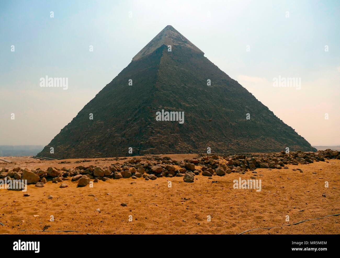 Pyramid of Khafre or of Chephren, is the second-tallest and second ...