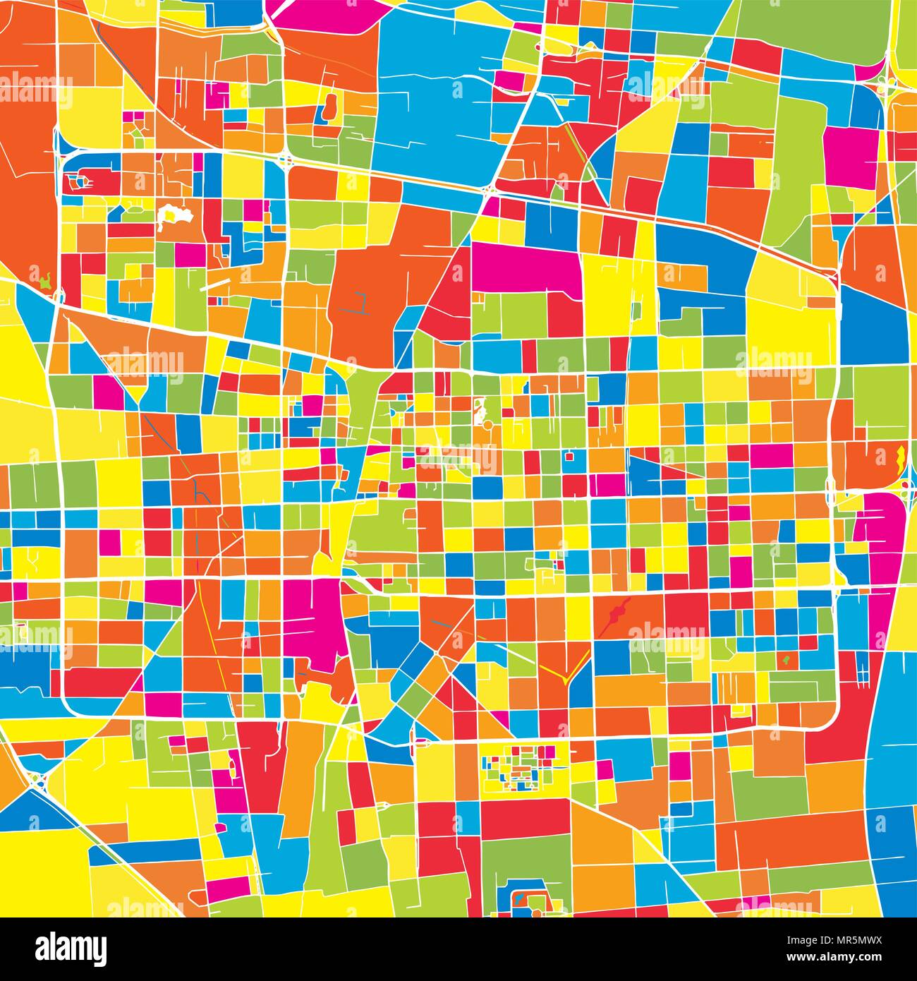 Map of shijiazhuang hi-res stock photography and images - Alamy