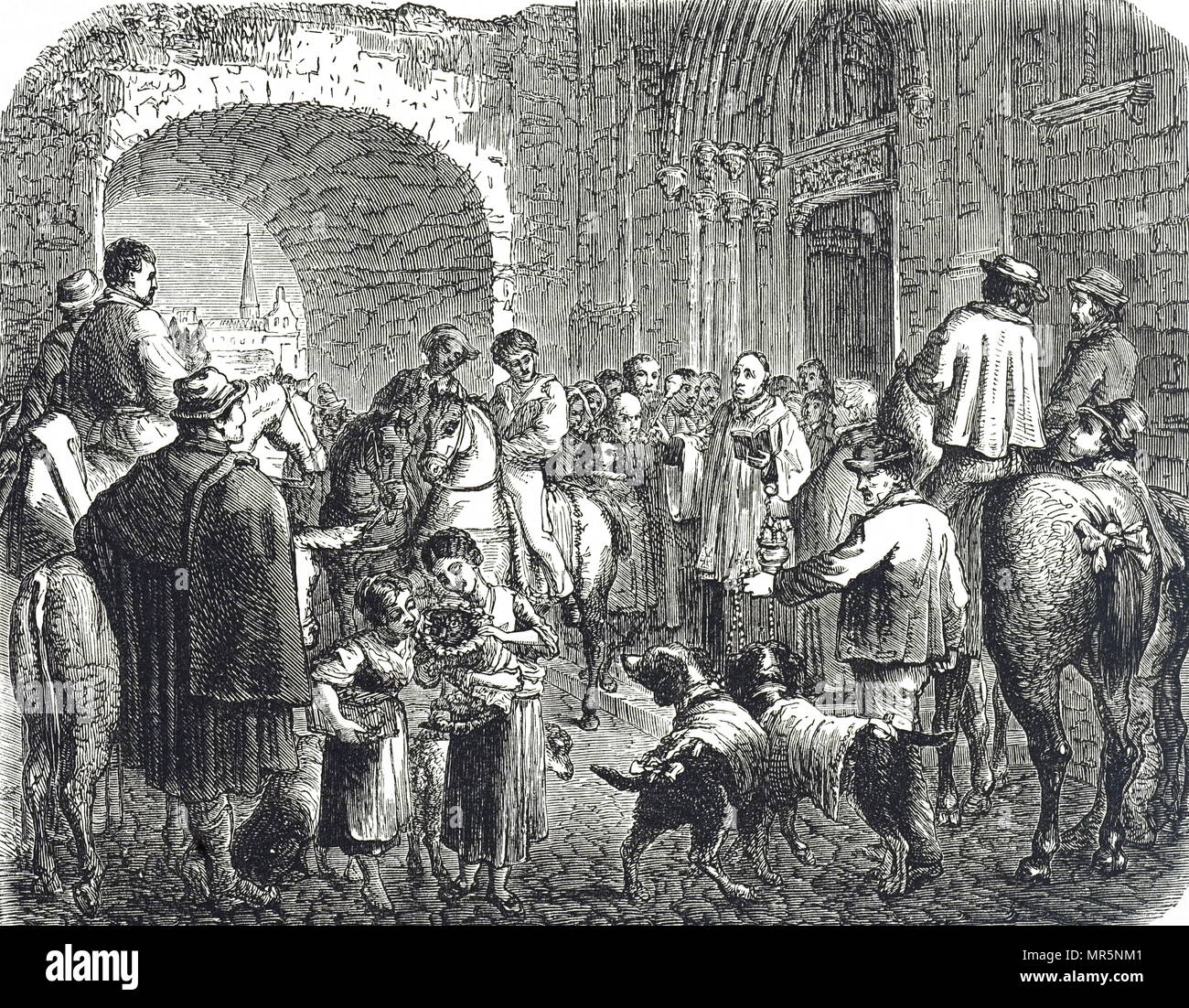 Animal blessing animals hi-res stock photography and images - Alamy