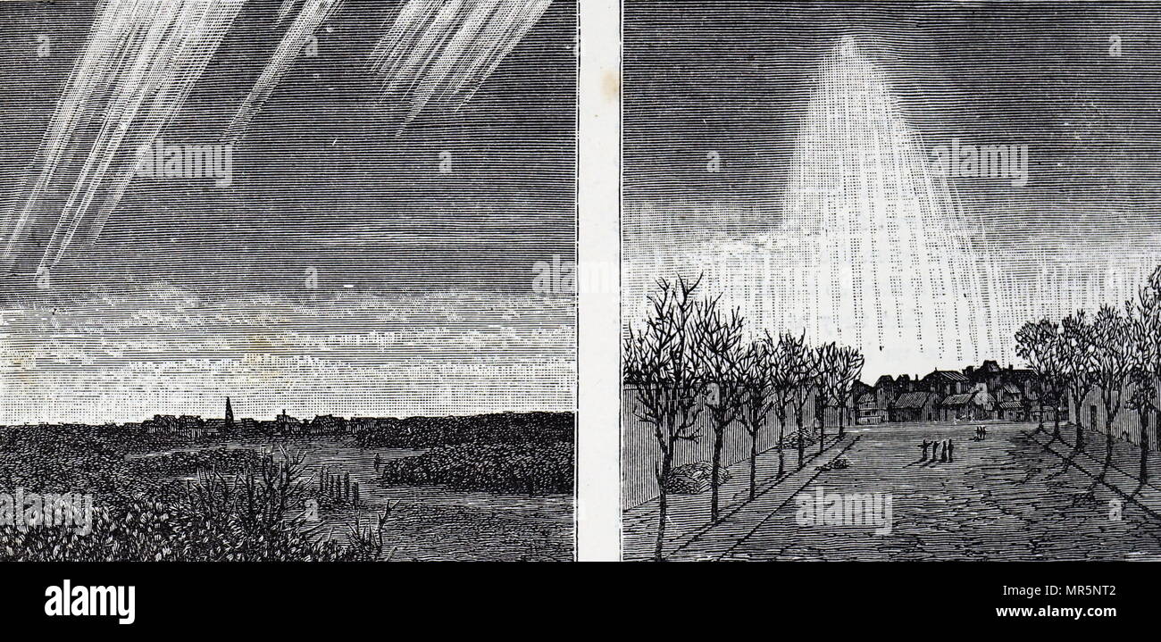 19th century engraving aurora borealis hi-res stock photography and ...