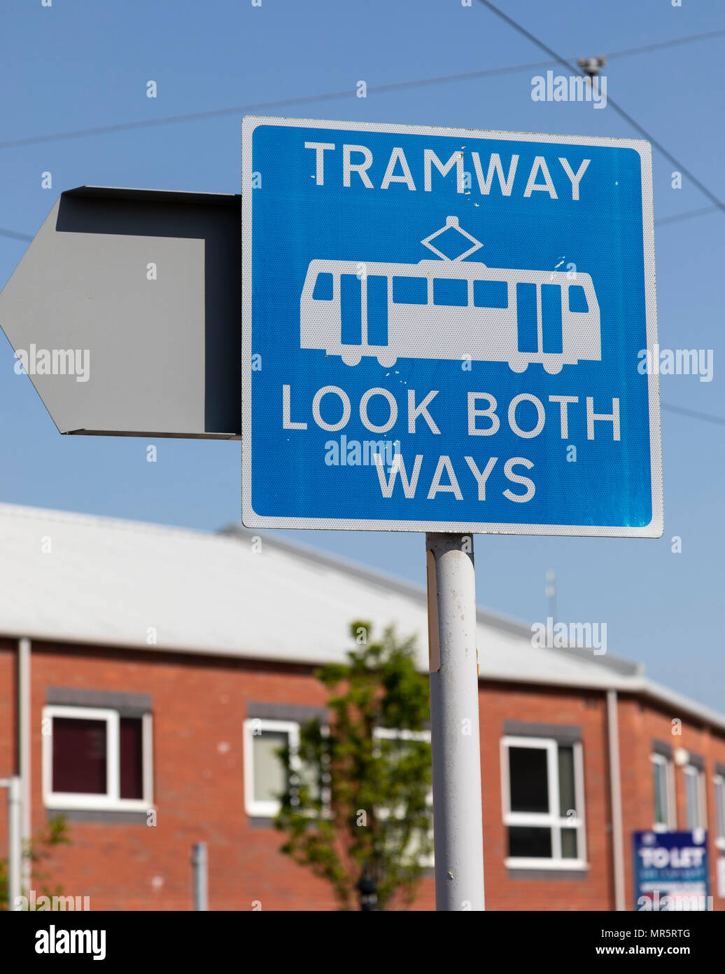 Tramway sign hi-res stock photography and images - Alamy