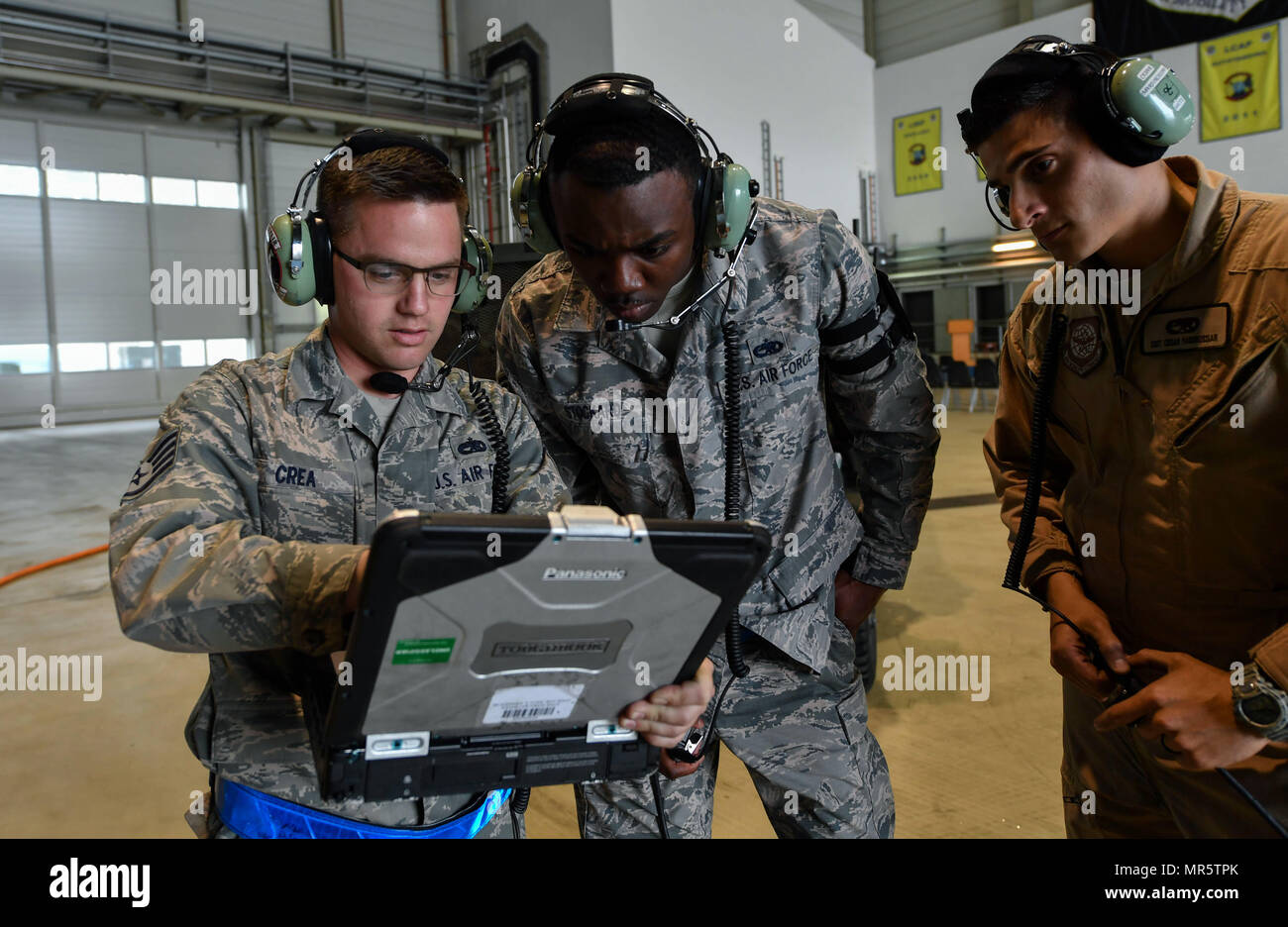 Staff Sgt. Brian Crea, 721st Aircraft Maintenance Squadron airlift ...