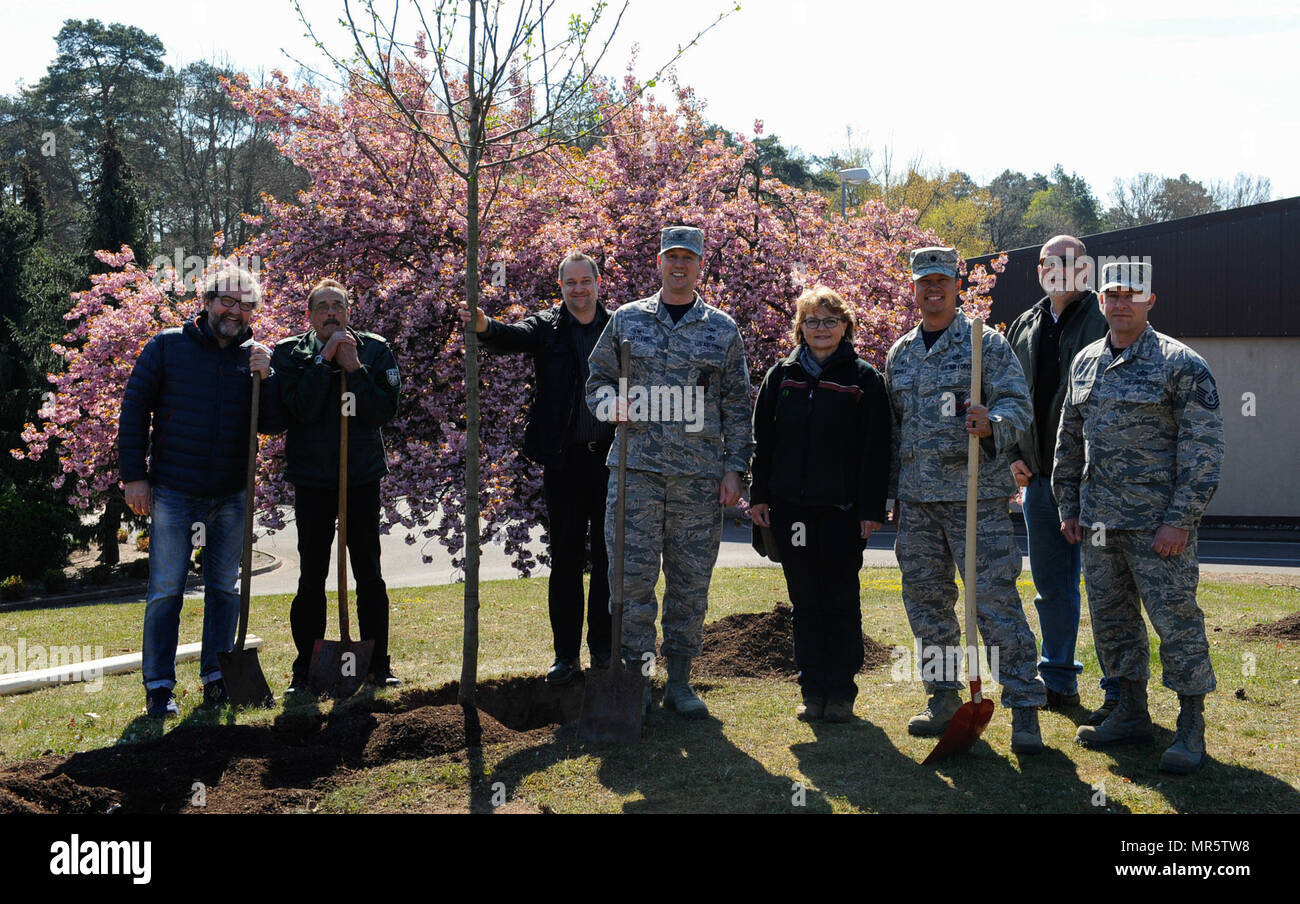 The 86th Civil Engineer Group leadership and federal forest departments ...