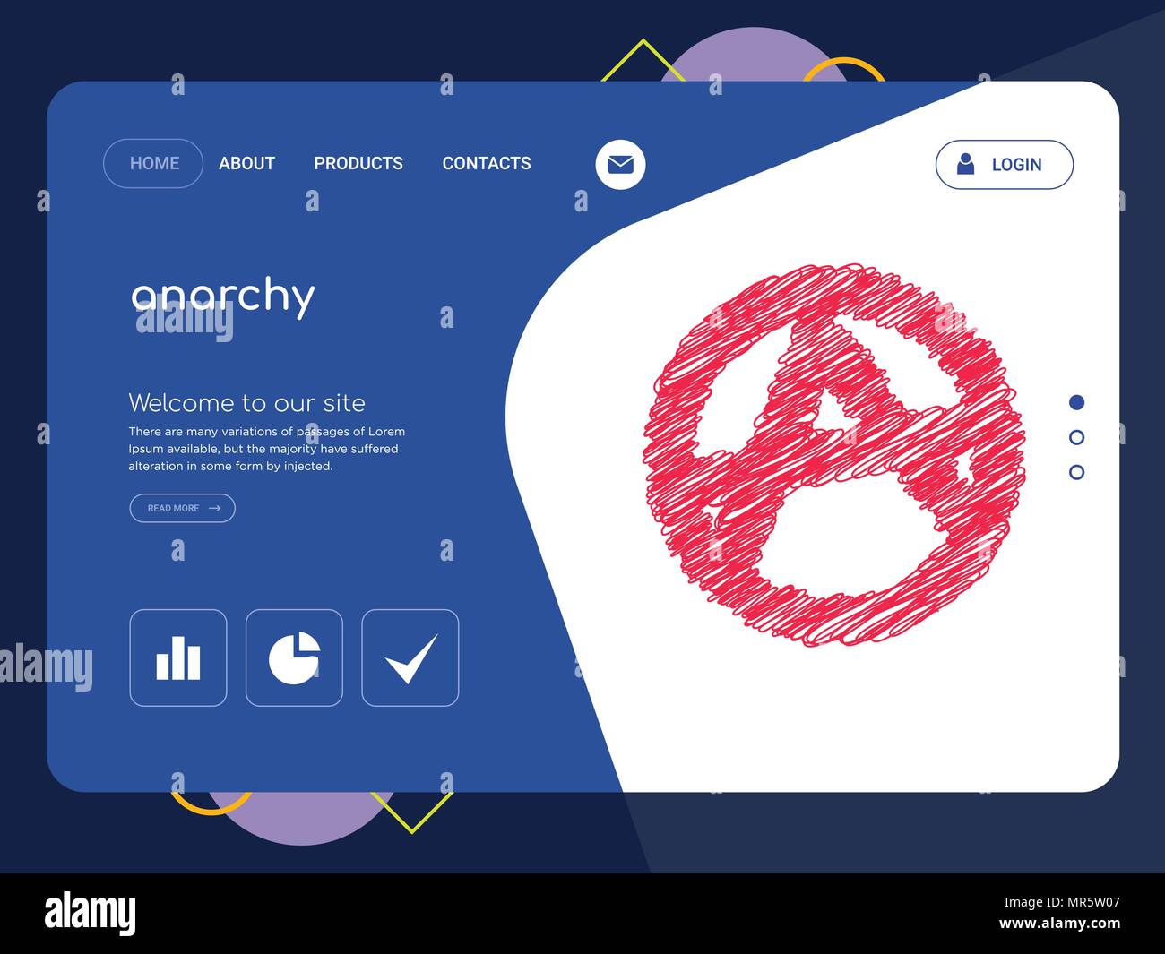 Punk anarchy icon vector vectors Stock Vector Images - Alamy