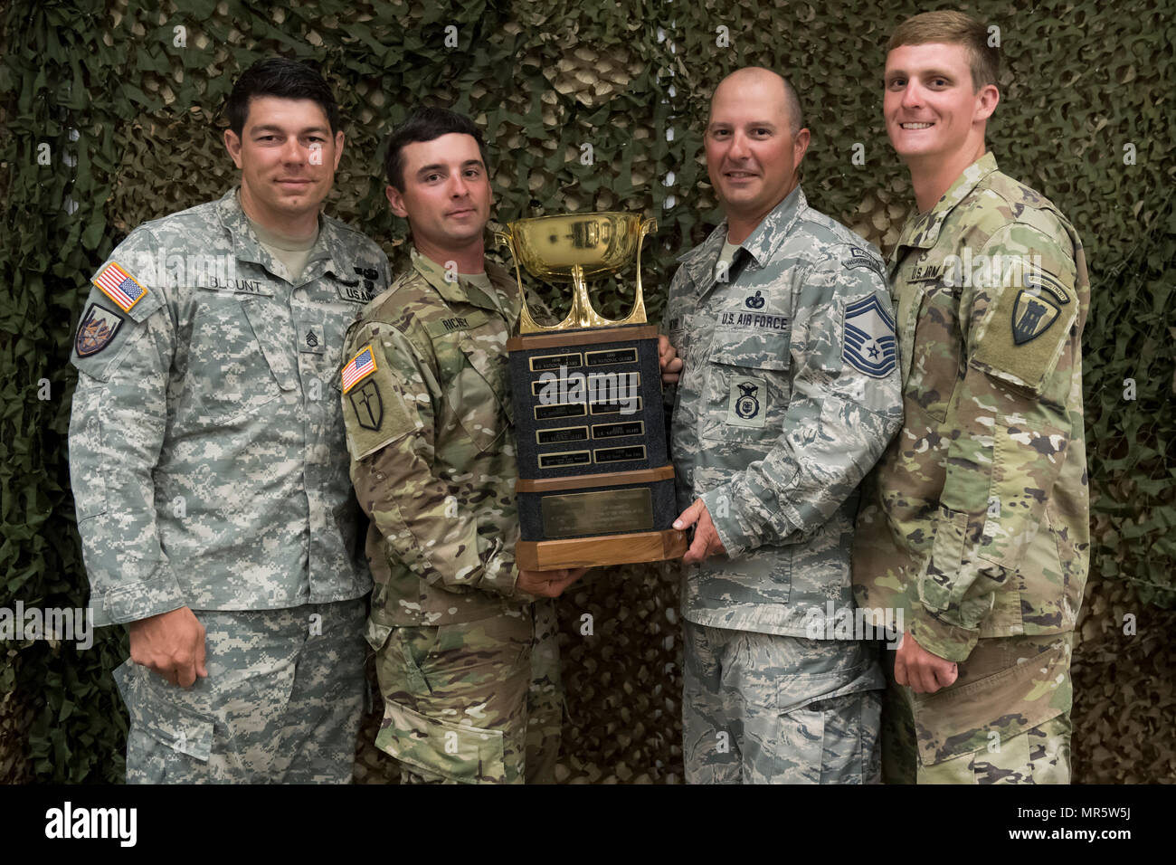 U.S. National Guard All Guard Team Alpha achieved a combined score of ...