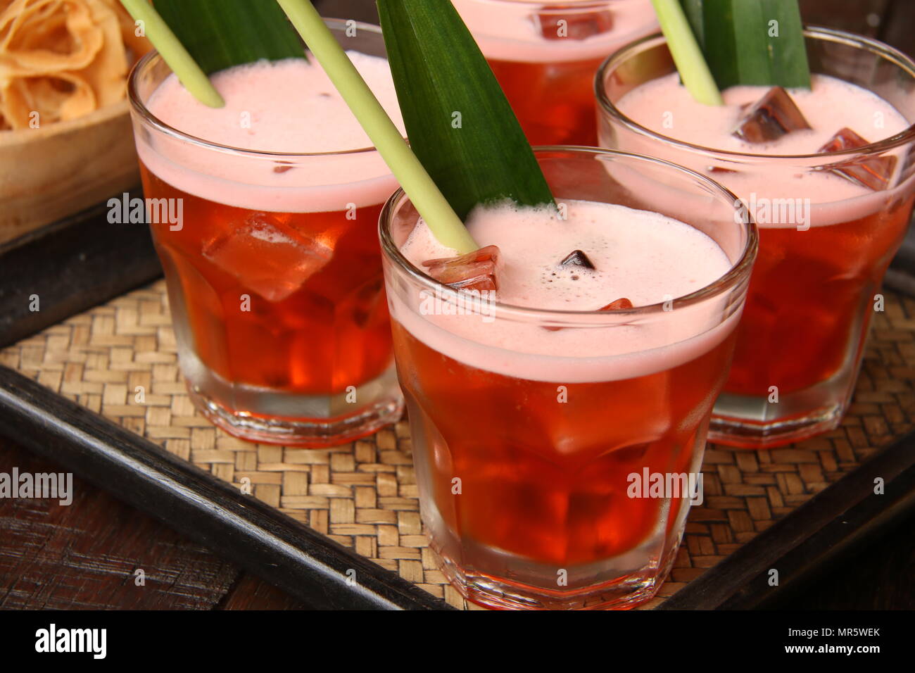 Bir Pletok. Traditional non-alcoholic beer from Betawi, Jakarta Stock ...