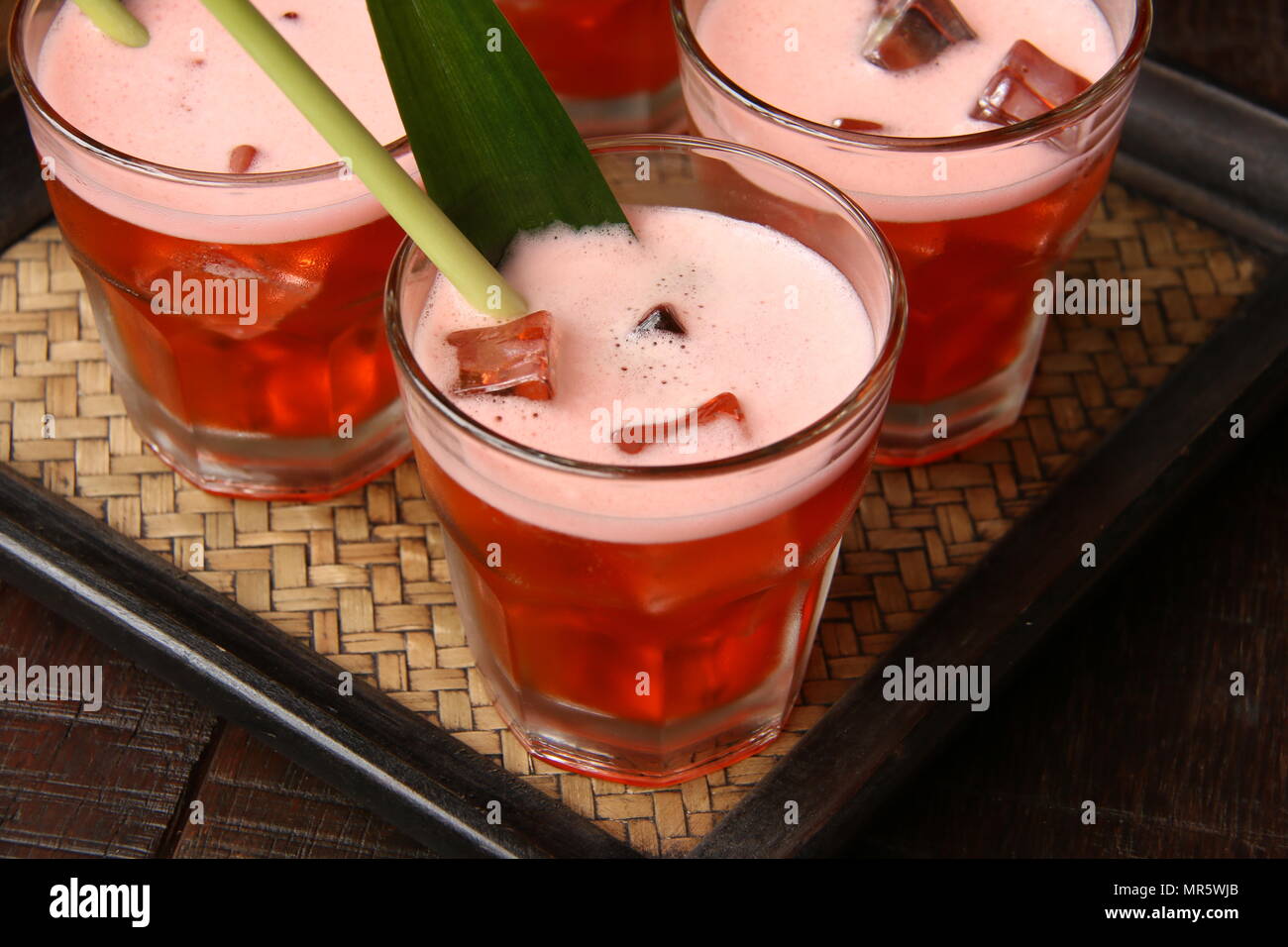 Bir Pletok. Traditional non-alcoholic beer from Betawi, Jakarta Stock ...