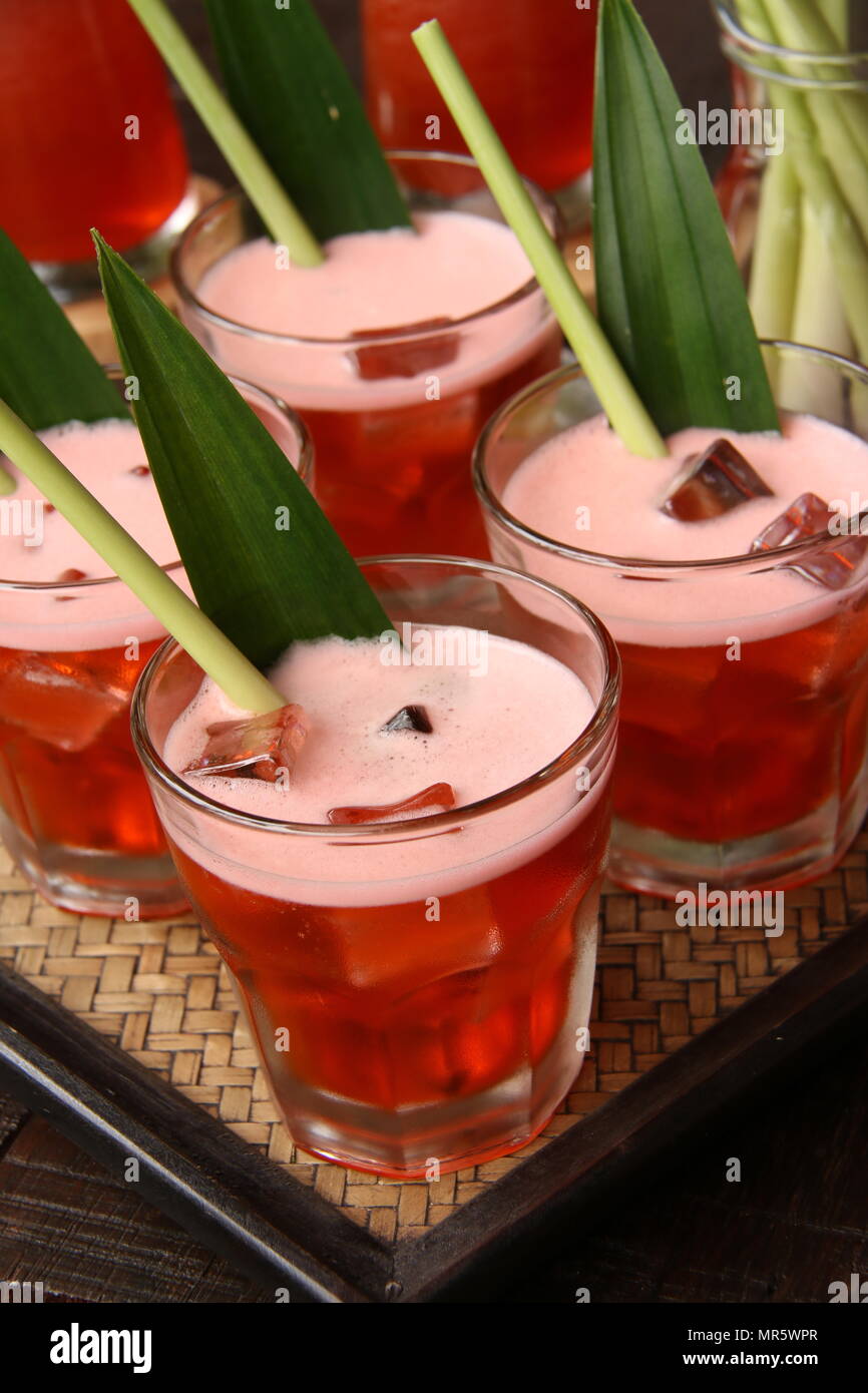 Bir Pletok. Traditional non-alcoholic beer from Betawi, Jakarta Stock ...