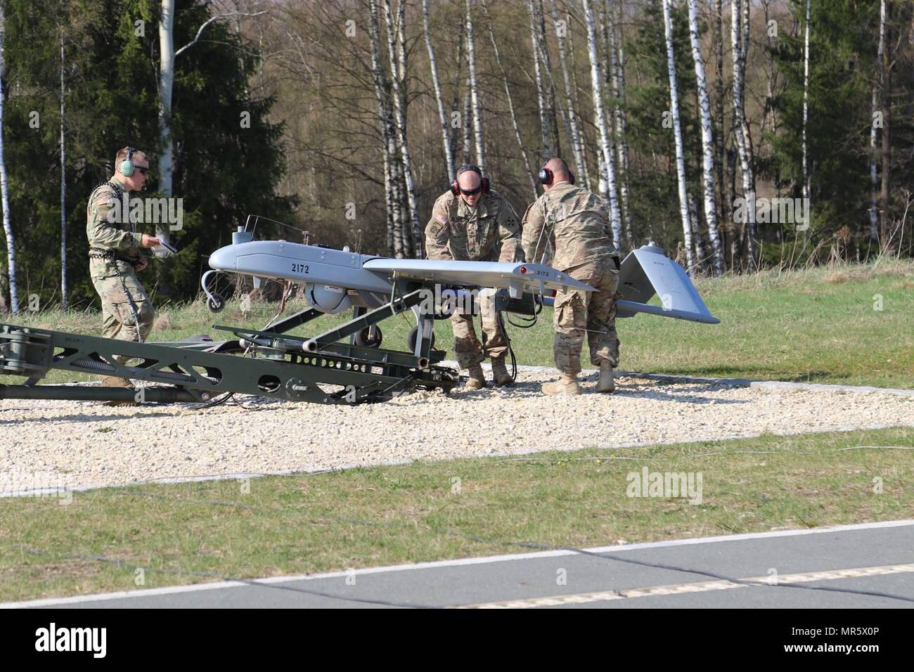 Soldiers of Company D, 588th Brigade Engineer Battalion, 3rd Armored ...