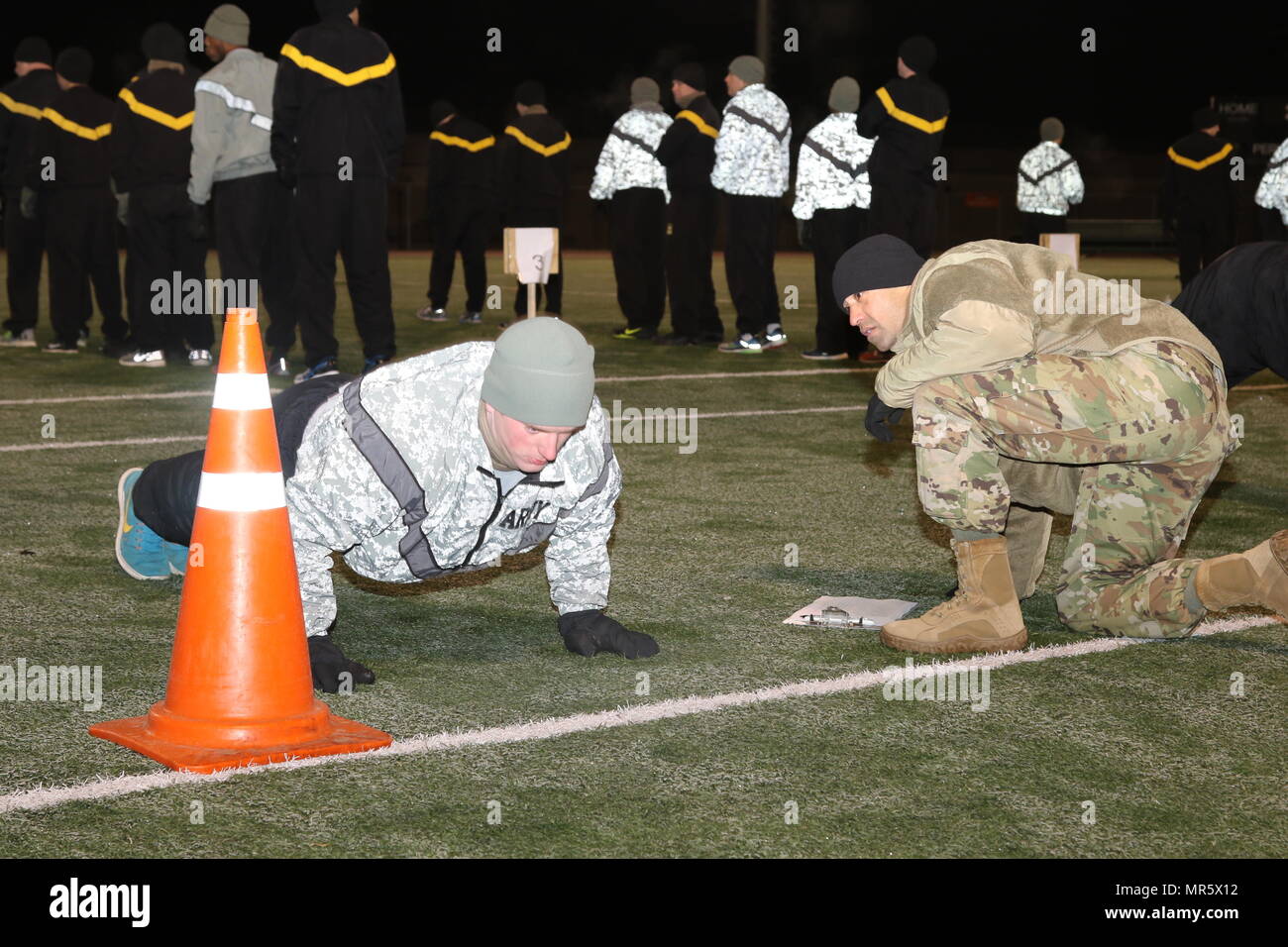 Soldiers of 210th Field Artillery Brigade take the Army Physical ...