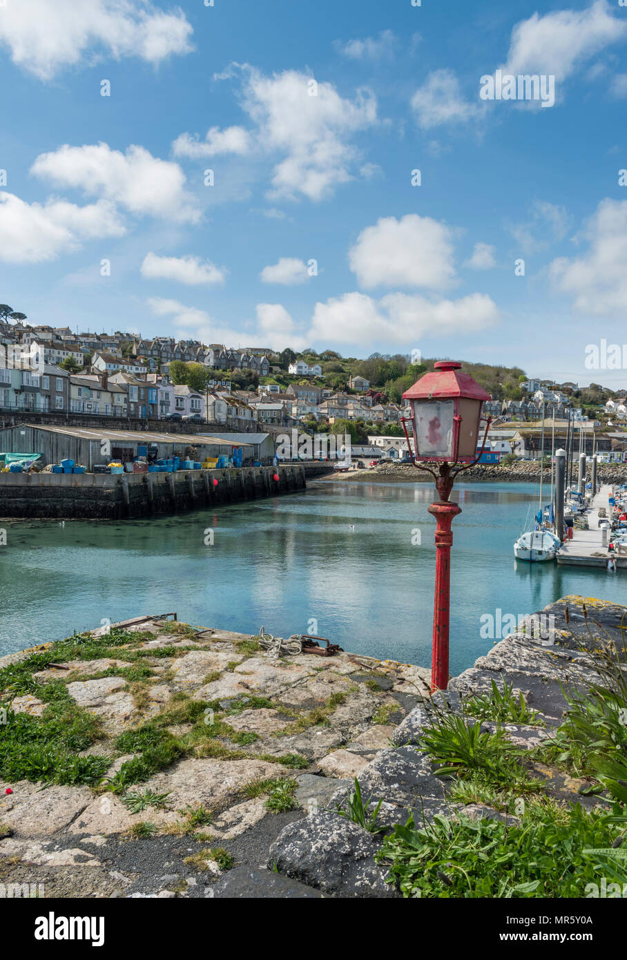 The historic fishing port of Newlyn in Cornwall, England Stock Photo ...