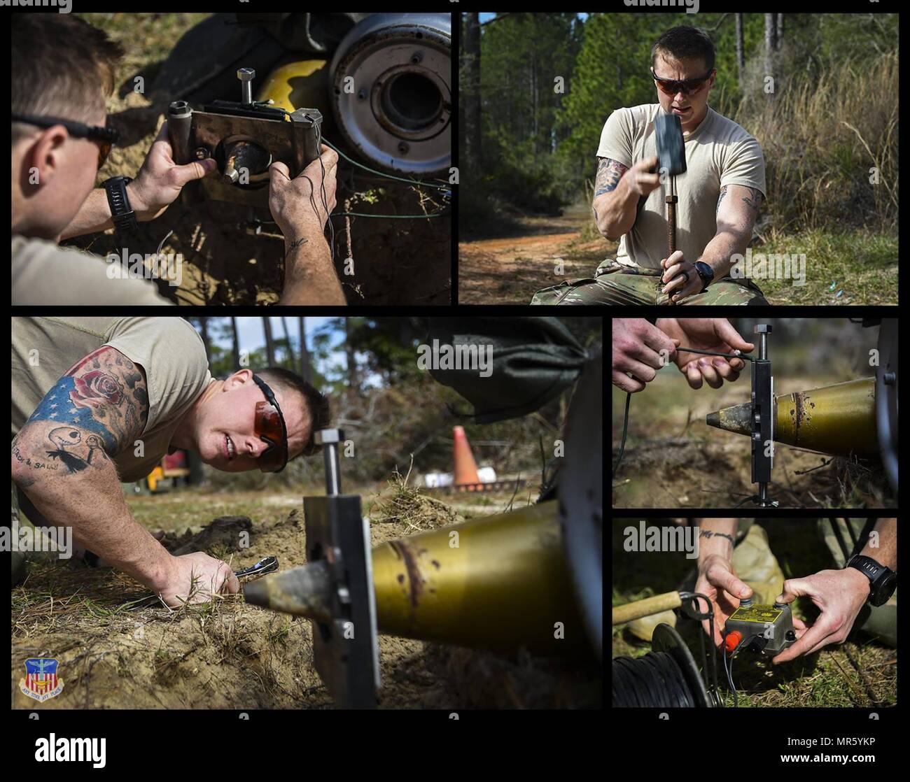 Airman 1st Class Lawrence Gress, an explosive ordinance disposal ...
