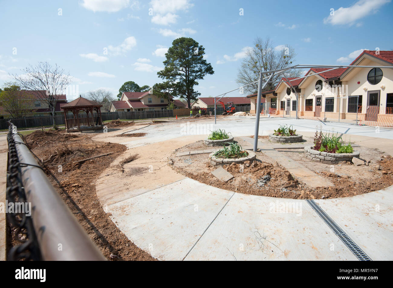 Maxwell AFB, Ala. - Ongoing construction on Mar 23 2017 at the Child ...