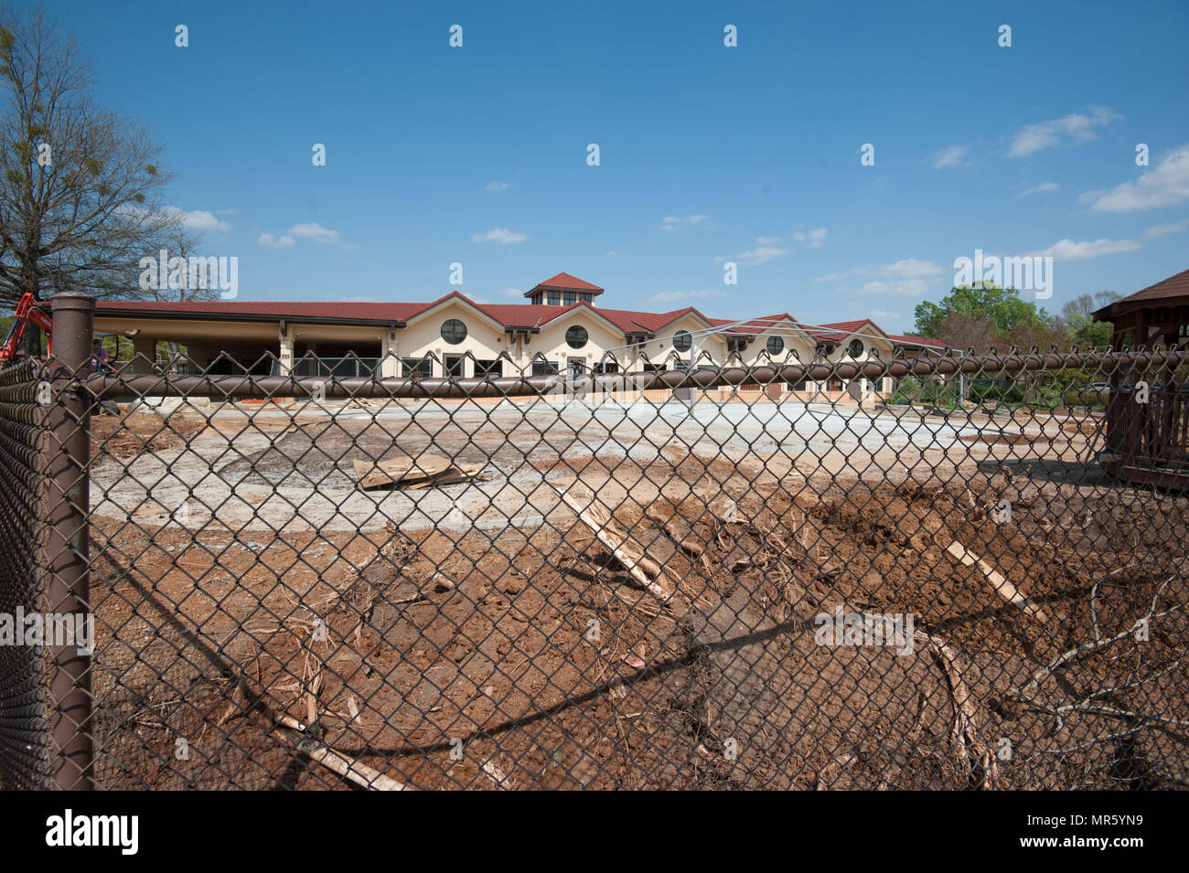 Maxwell AFB, Ala. - Ongoing construction on Mar 23 2017 at the Child ...