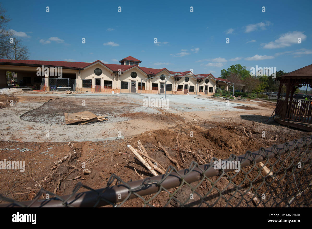 Maxwell AFB, Ala. - Ongoing construction on Mar 23 2017 at the Child ...