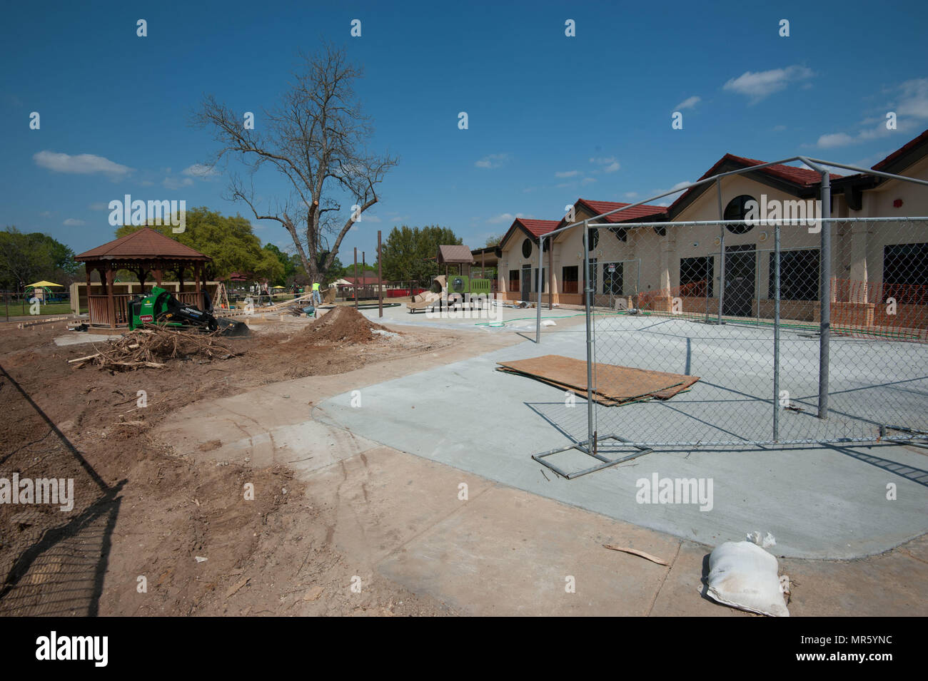 Maxwell AFB, Ala. - Ongoing construction on Mar 23 2017 at the Child ...