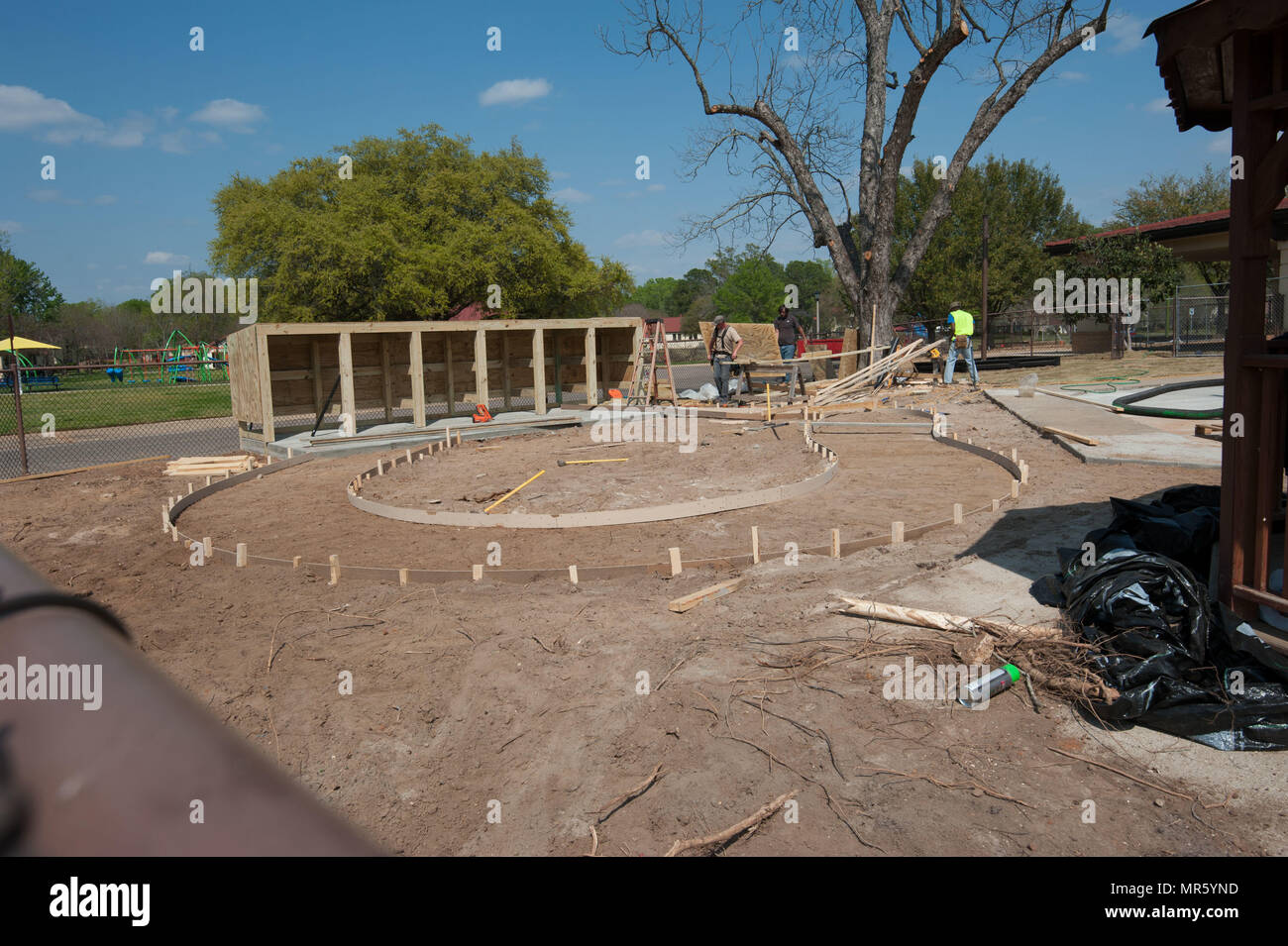 Maxwell AFB, Ala. - Ongoing construction on Mar 23 2017 at the Child ...