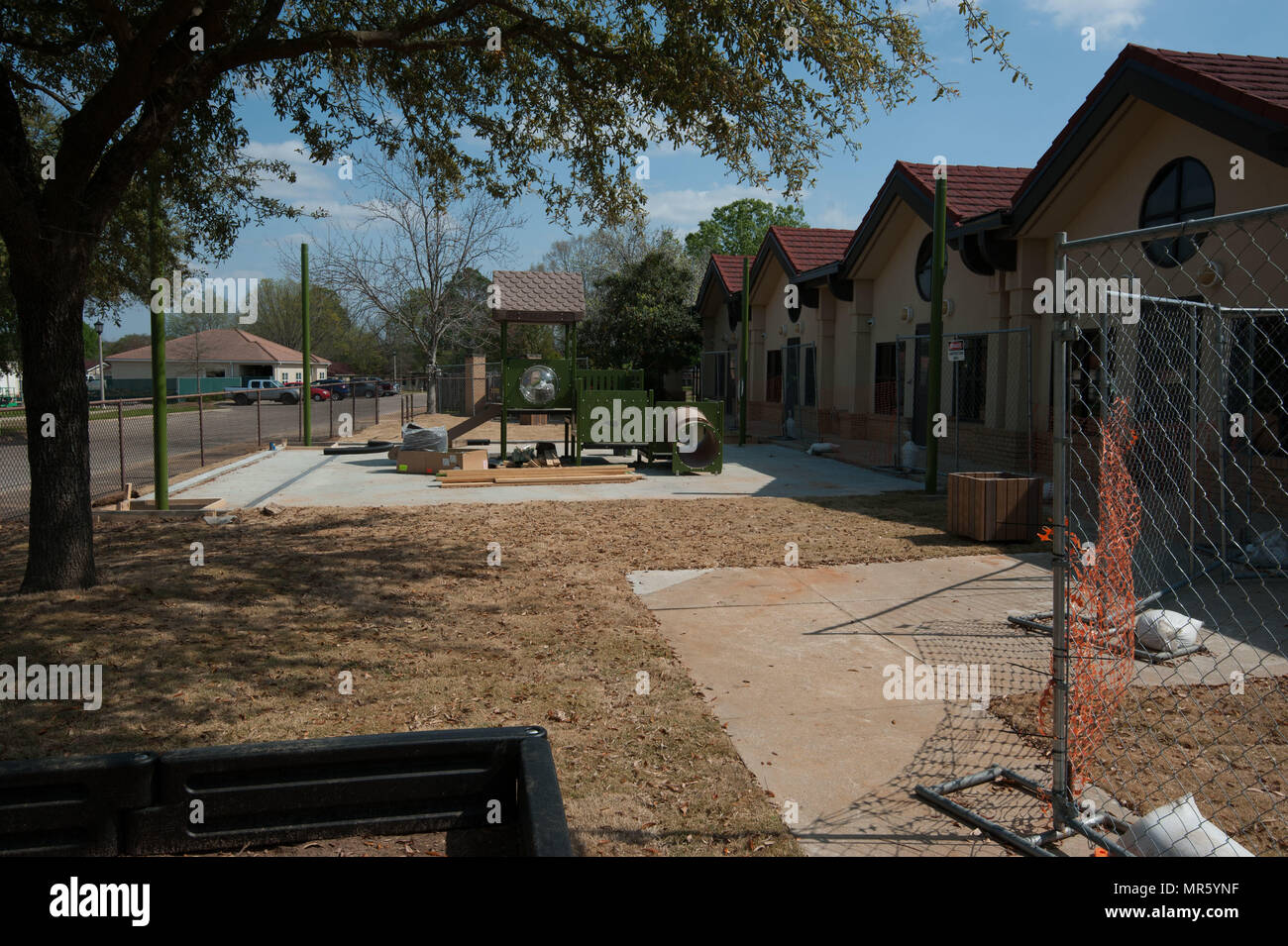 Maxwell AFB, Ala. - Ongoing construction on Mar 23 2017 at the Child ...