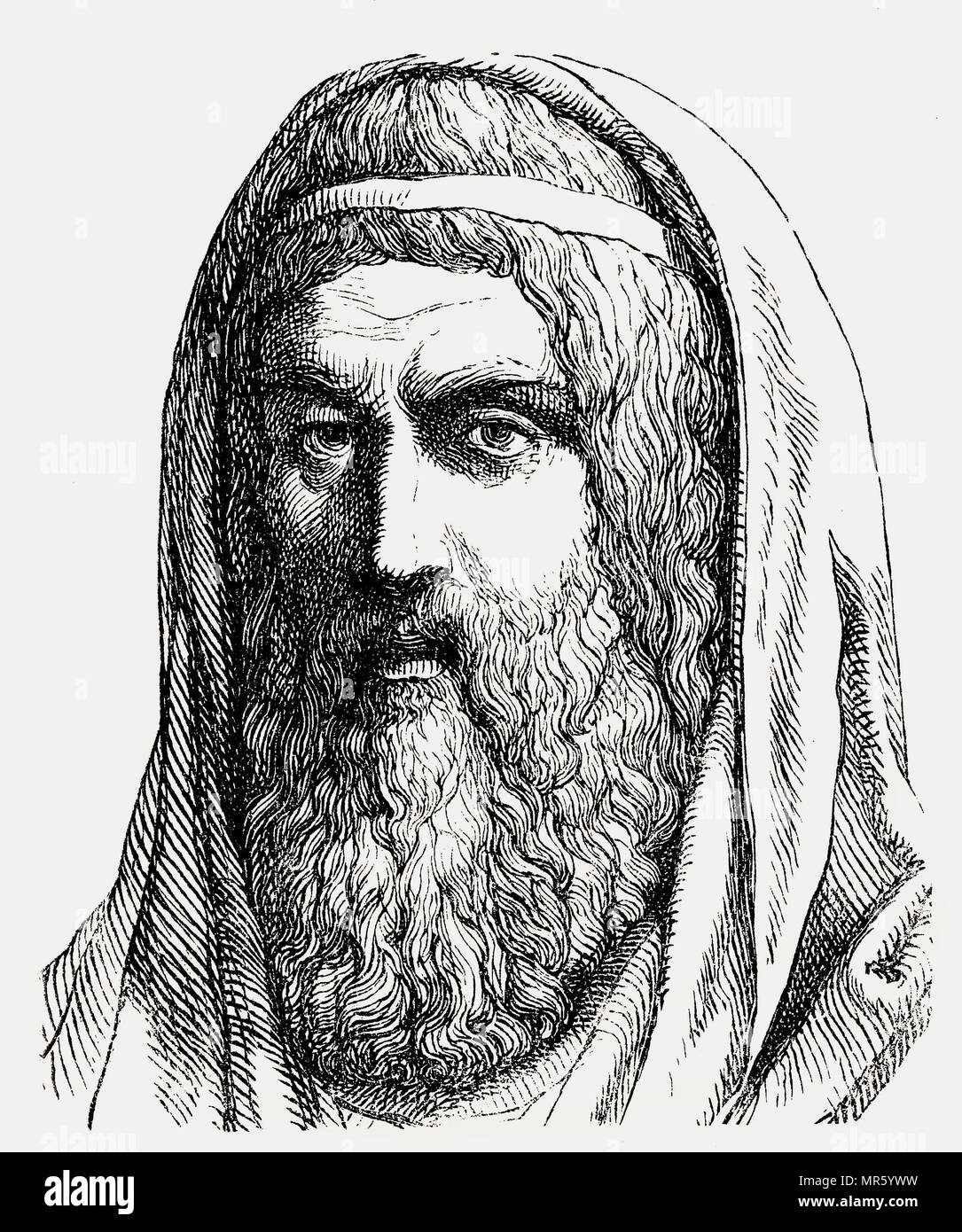 Numa Pompilius, 753–673 BC, the legendary second king of Rome Stock ...