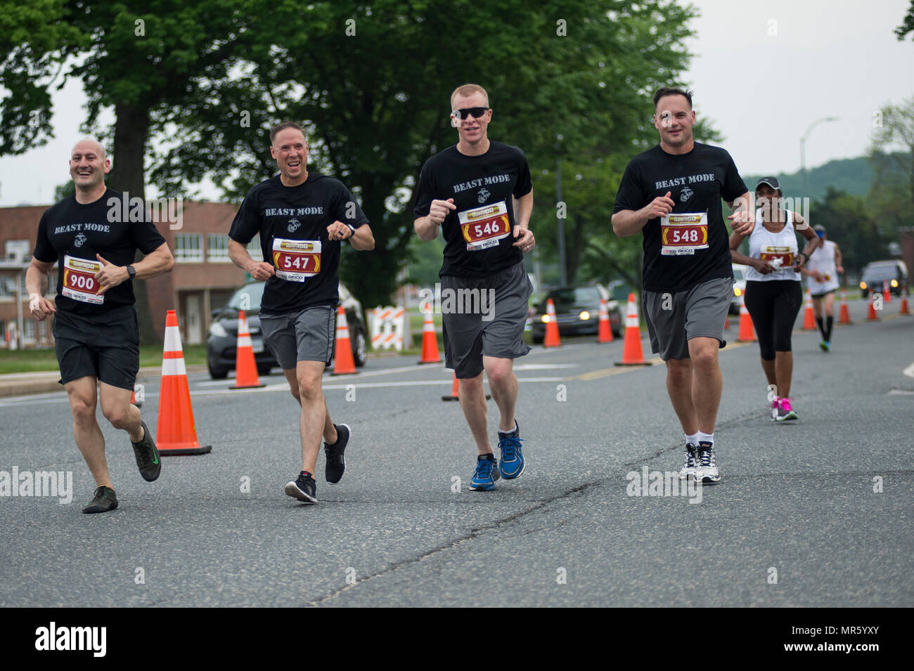 From left, Marine Corps Base (MCB) Quantico Headquarters and Service ...