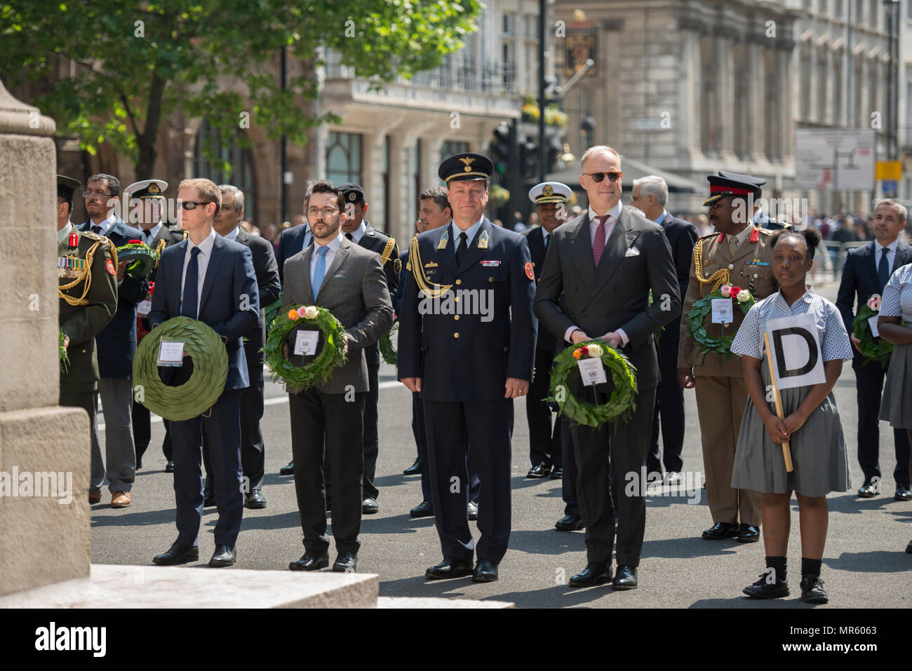 The Cenotaph, Whitehall, London, UK. 23 May, 2018. International Day of ...
