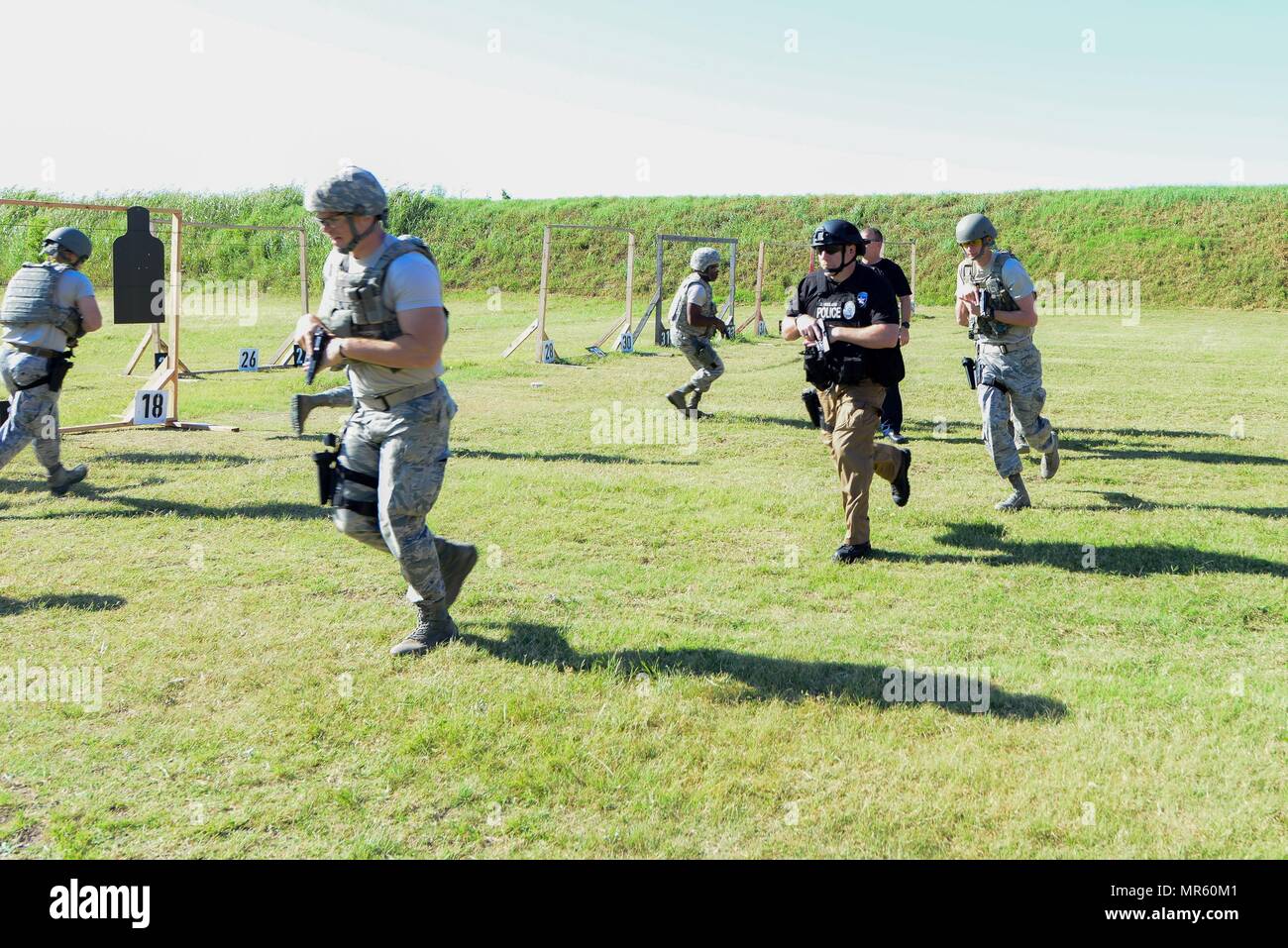 Security forces defenders from the 502nd Security Readiness Group at Joint Base San Antonio ...