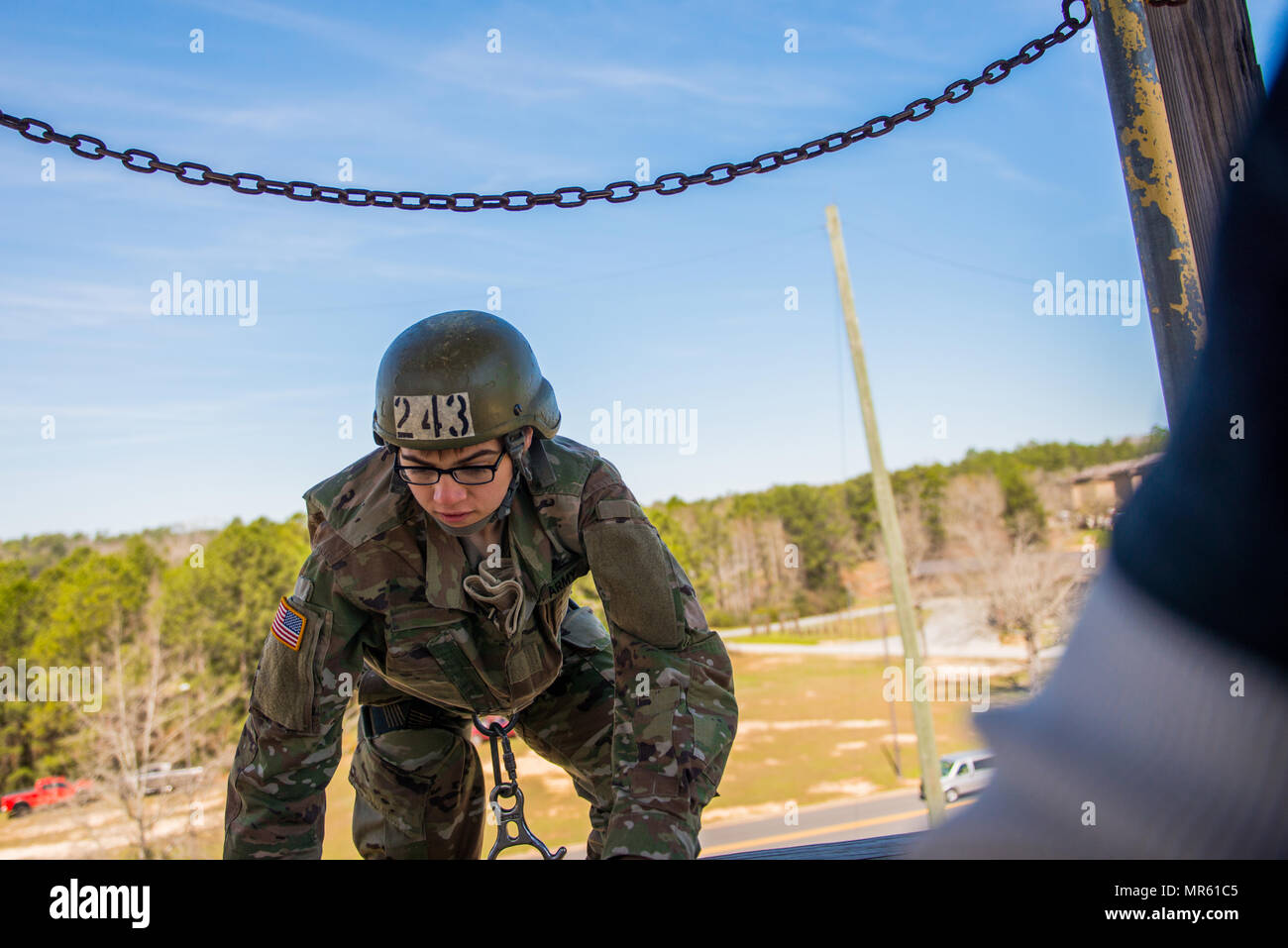 (FORT BENNING, Ga.) – A U.S. Army Infantry soldier-in-training assigned ...