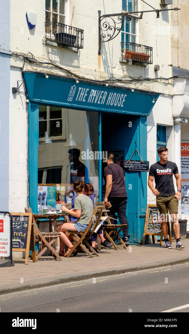 Around Frome an attractive Somerset town, england uk. The River House ...