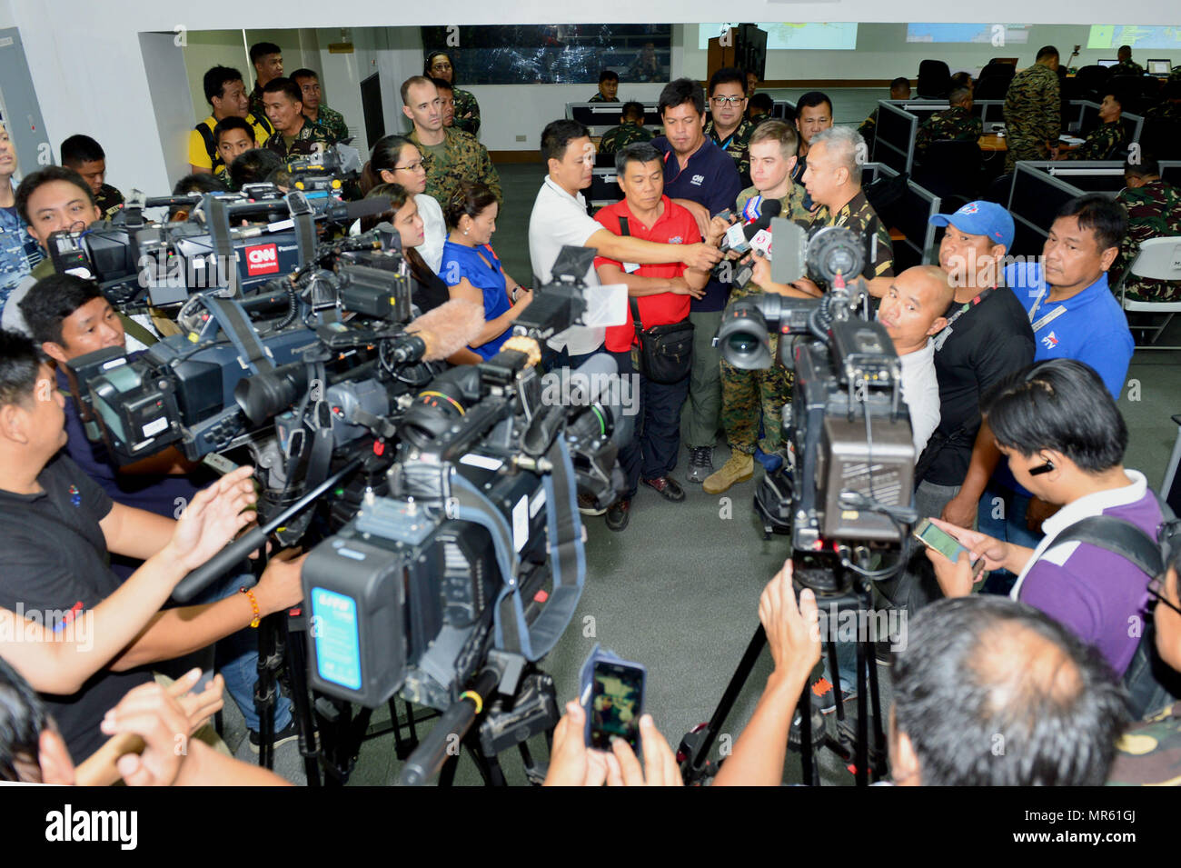 Philippine Army Lt. Col. Michael Logico, co-exercise control group ...