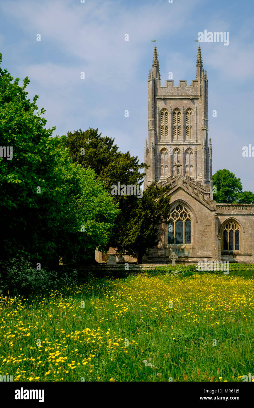 Around Mells a somerset Village near Frome, England UK St Andrews ...