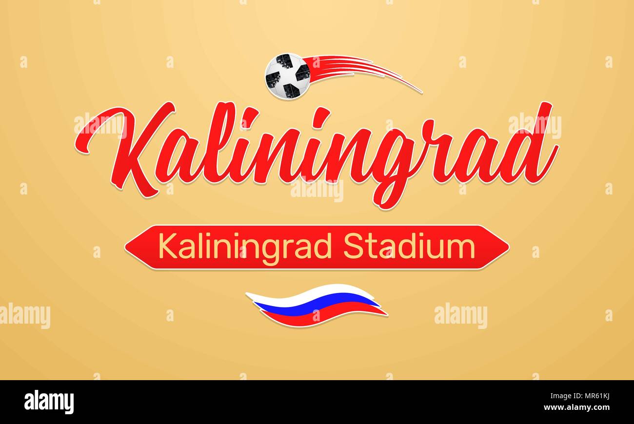 Kaliningrad soccer stadium Stock Vector Images - Alamy