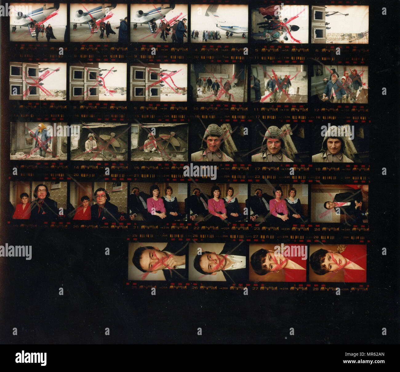 5 negative slides Stock Photo - Alamy