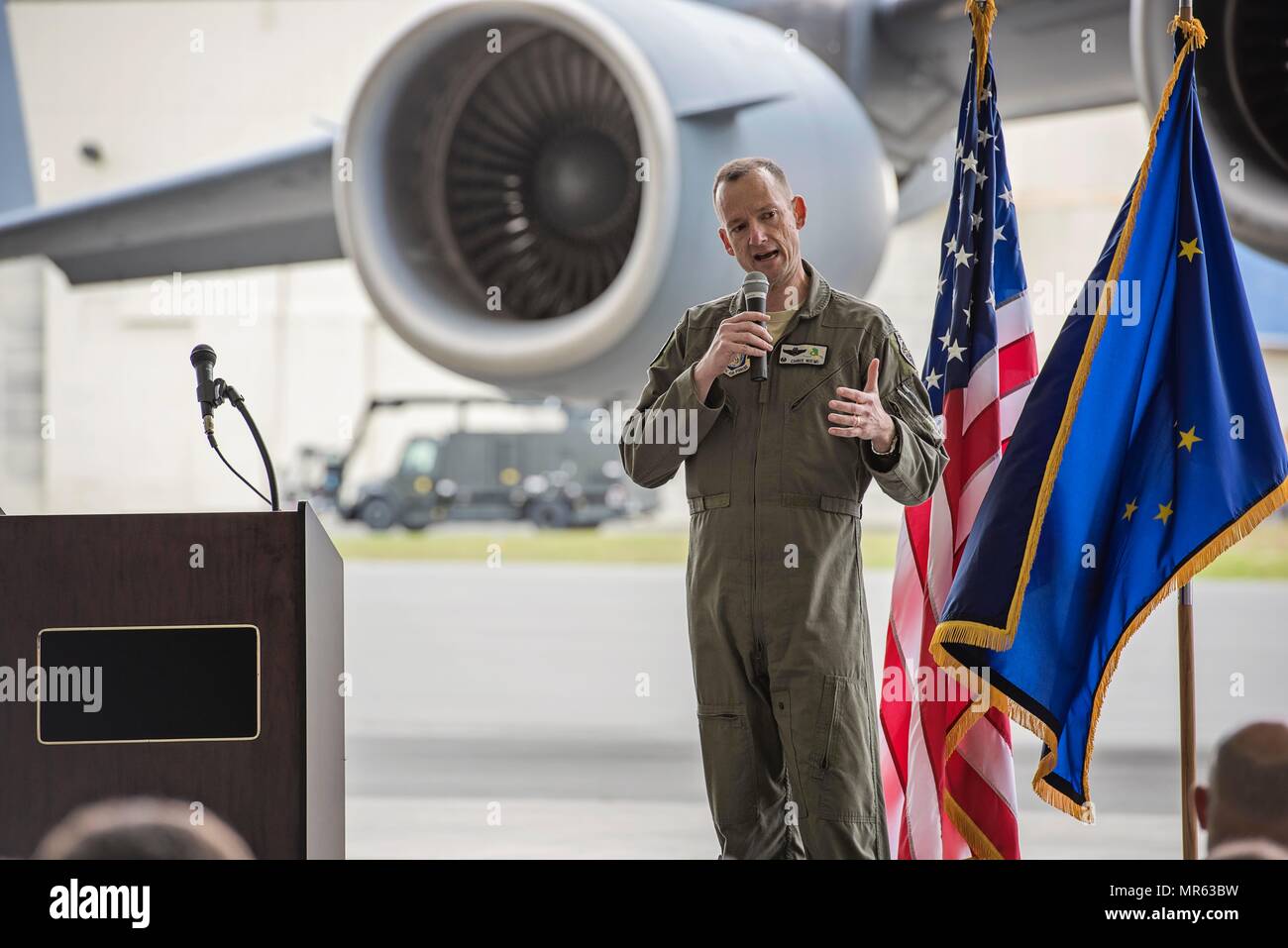 Col. Steven deMilliano, commander of the 176th Wing, Alaska Air ...