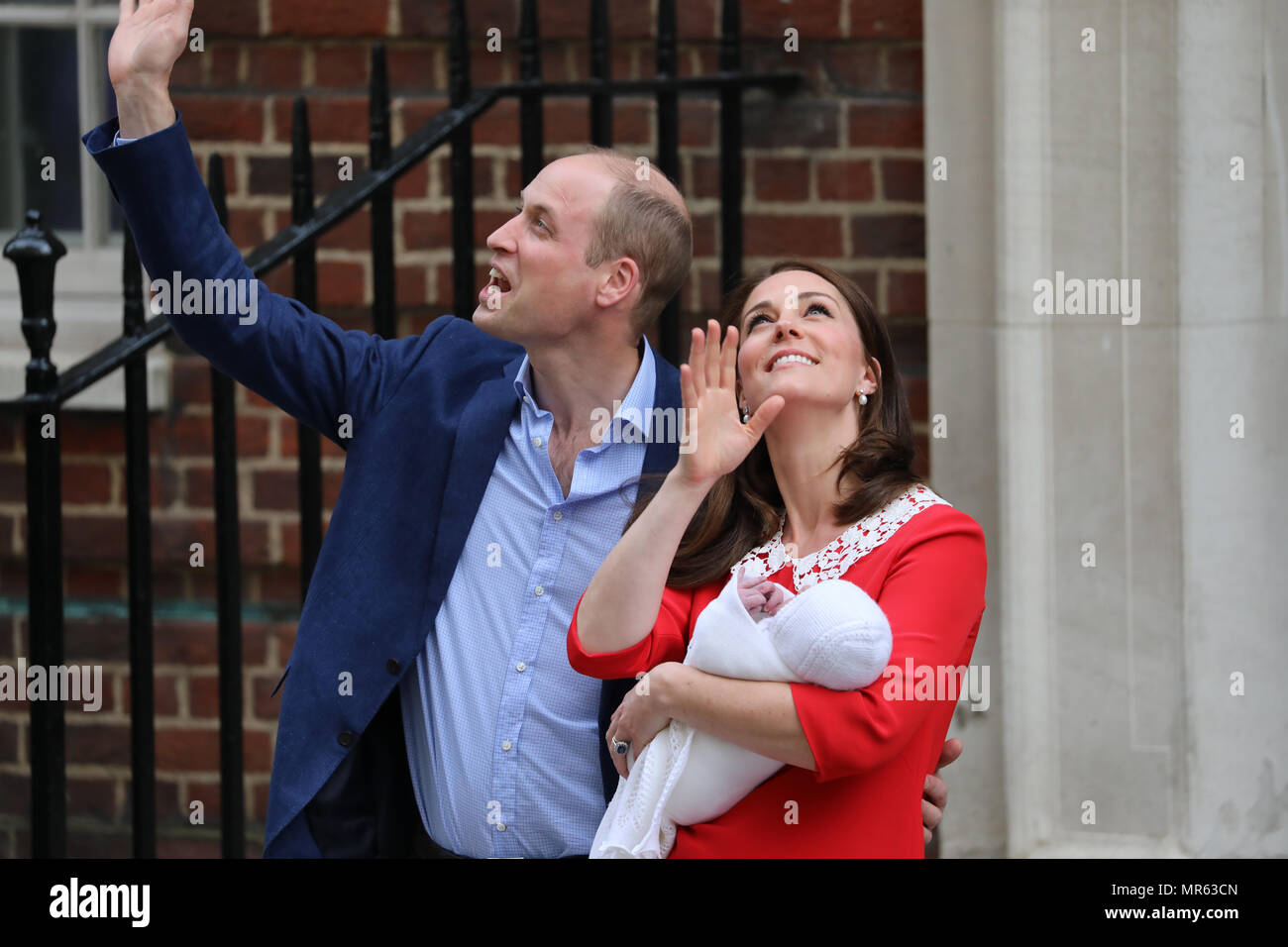 Kate and William leave with their son Featuring: Prince William, Duke ...