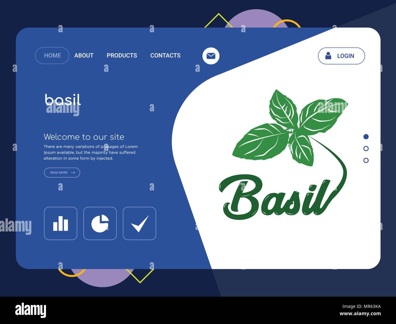 One basil Stock Vector Images - Alamy