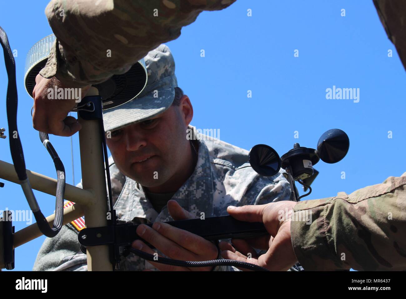Sgt. 1st Class David Tate, noncommissioned officer in charge of the ...